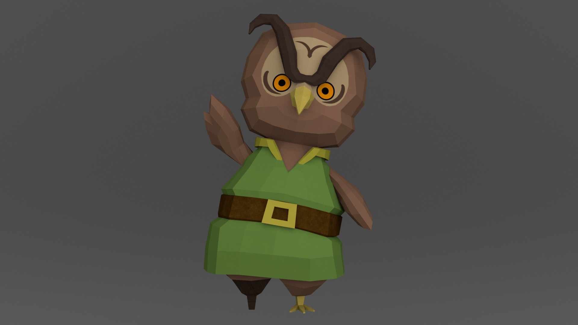 ArtStation - Low Poly Fantasy Character