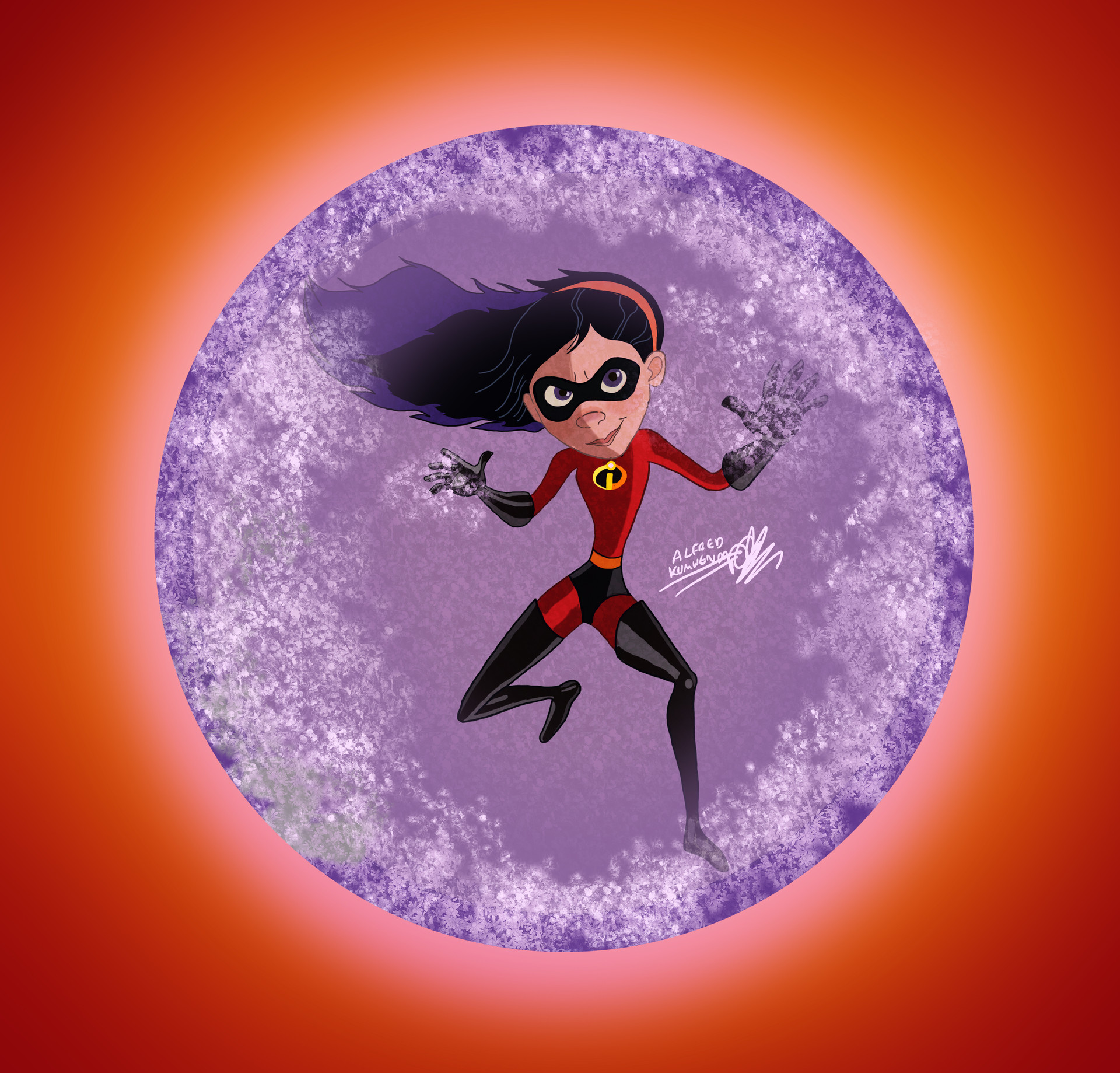 Violet The Incredibles Fan Art