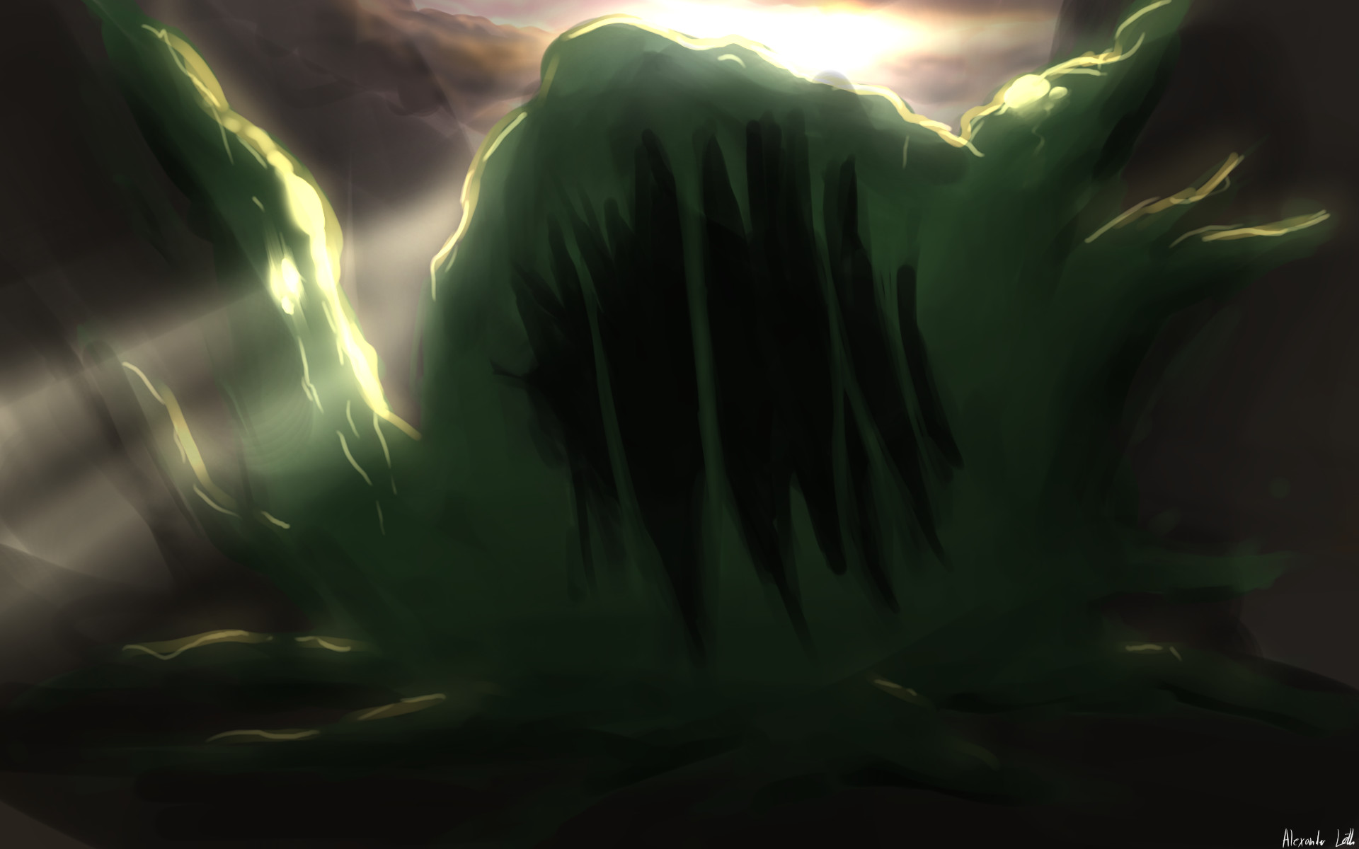 ArtStation - Chaos Slime Beast Speedpaint