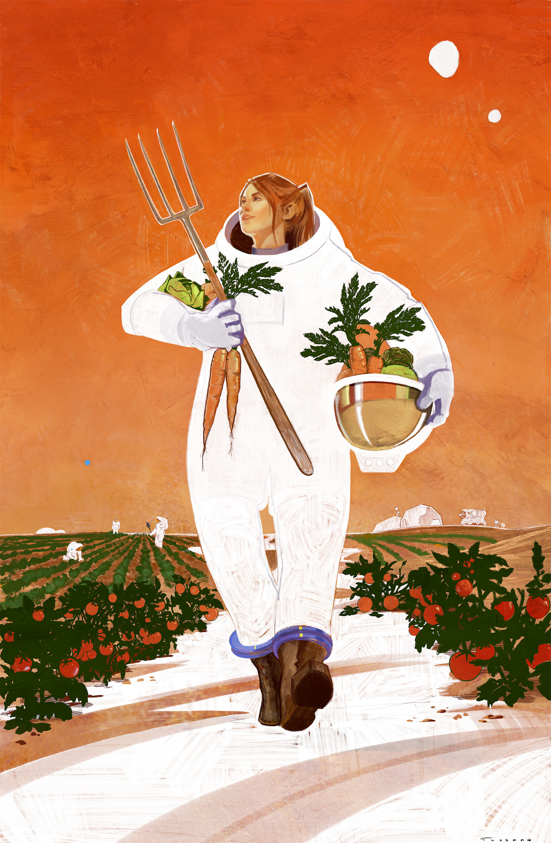 From the Moon to Mars by Kevin Fleeman : r/ImaginaryAstronauts