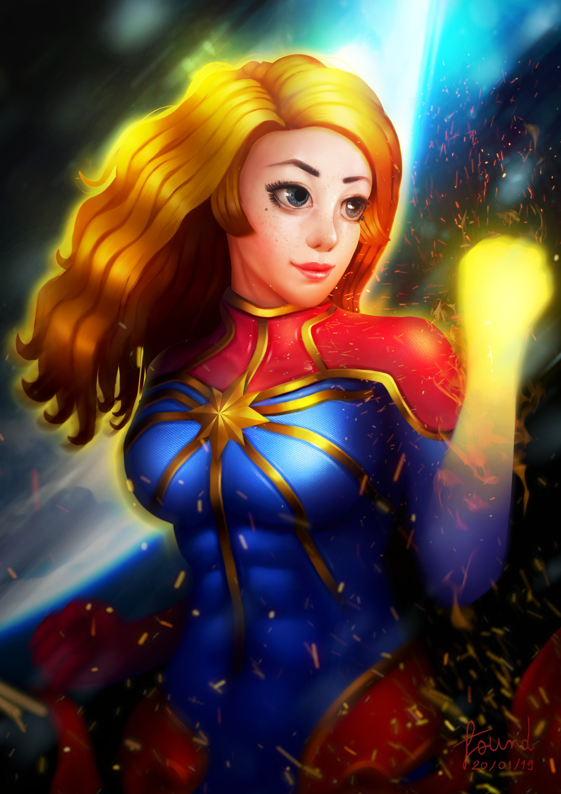ArtStation - Captain Marvel