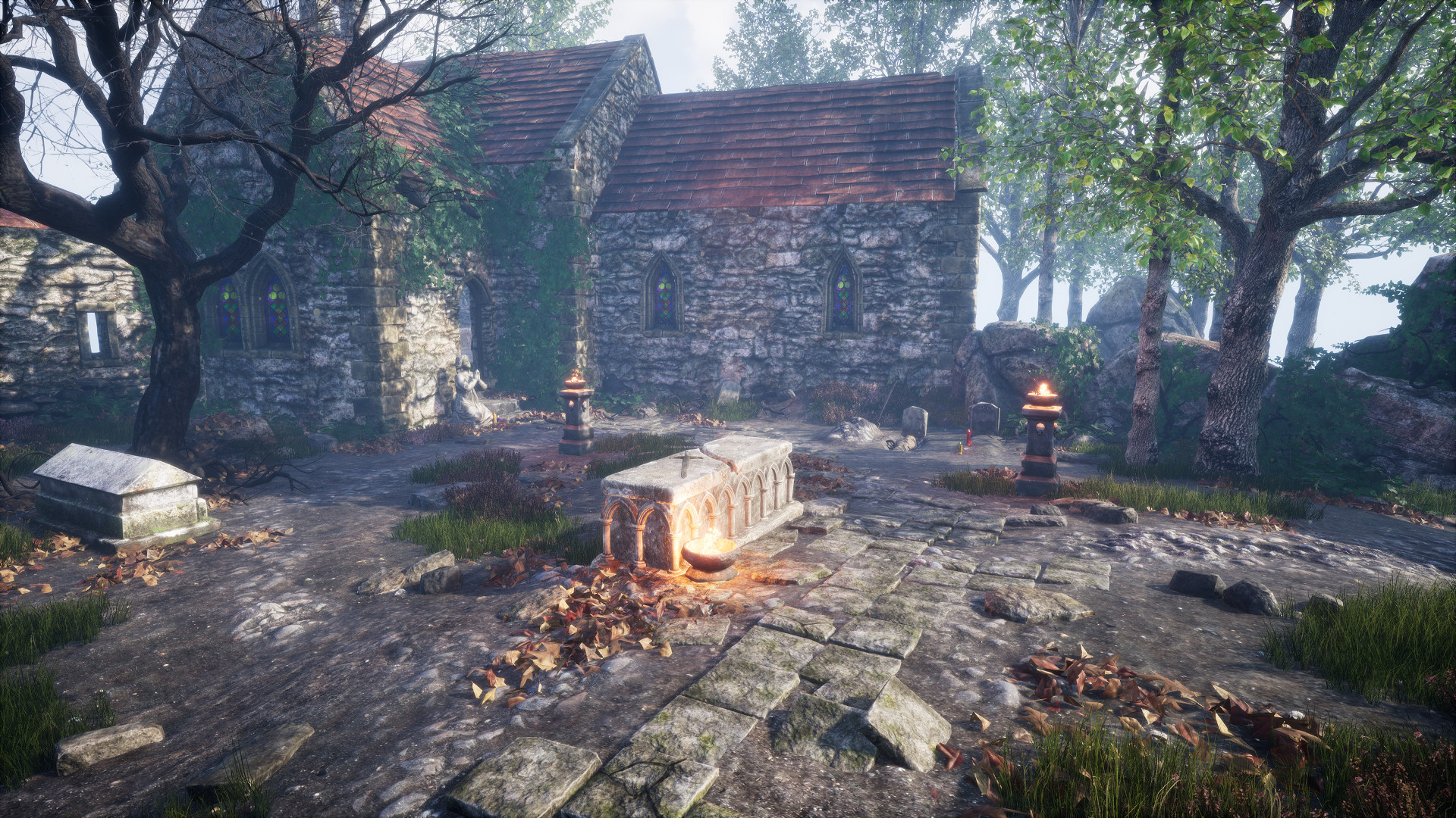 ArtStation - Graveyard and Nature Set