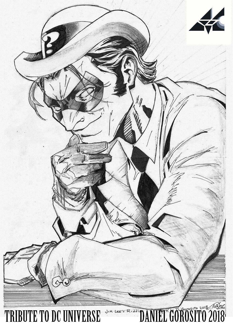 ArtStation - The Riddler (JIM LEE TRIBUTE)