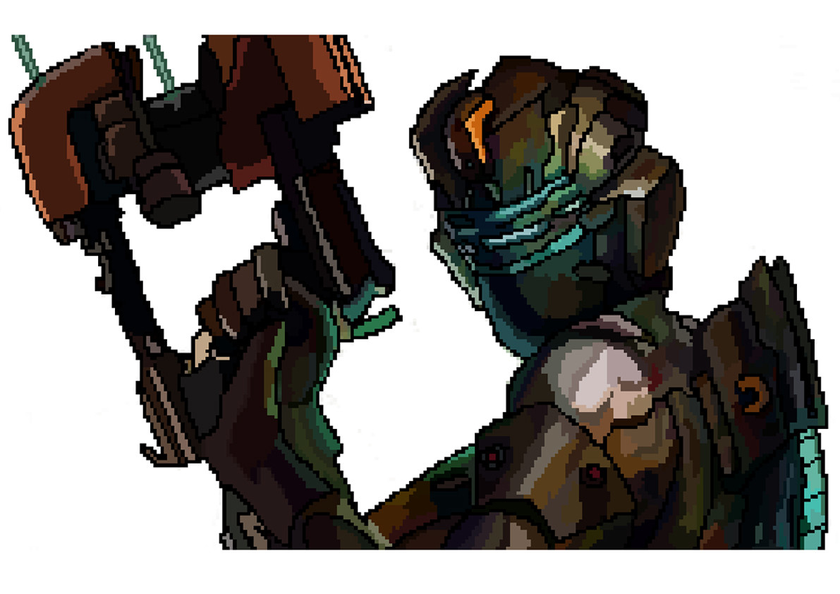 ArtStation - Dead Space pixel art