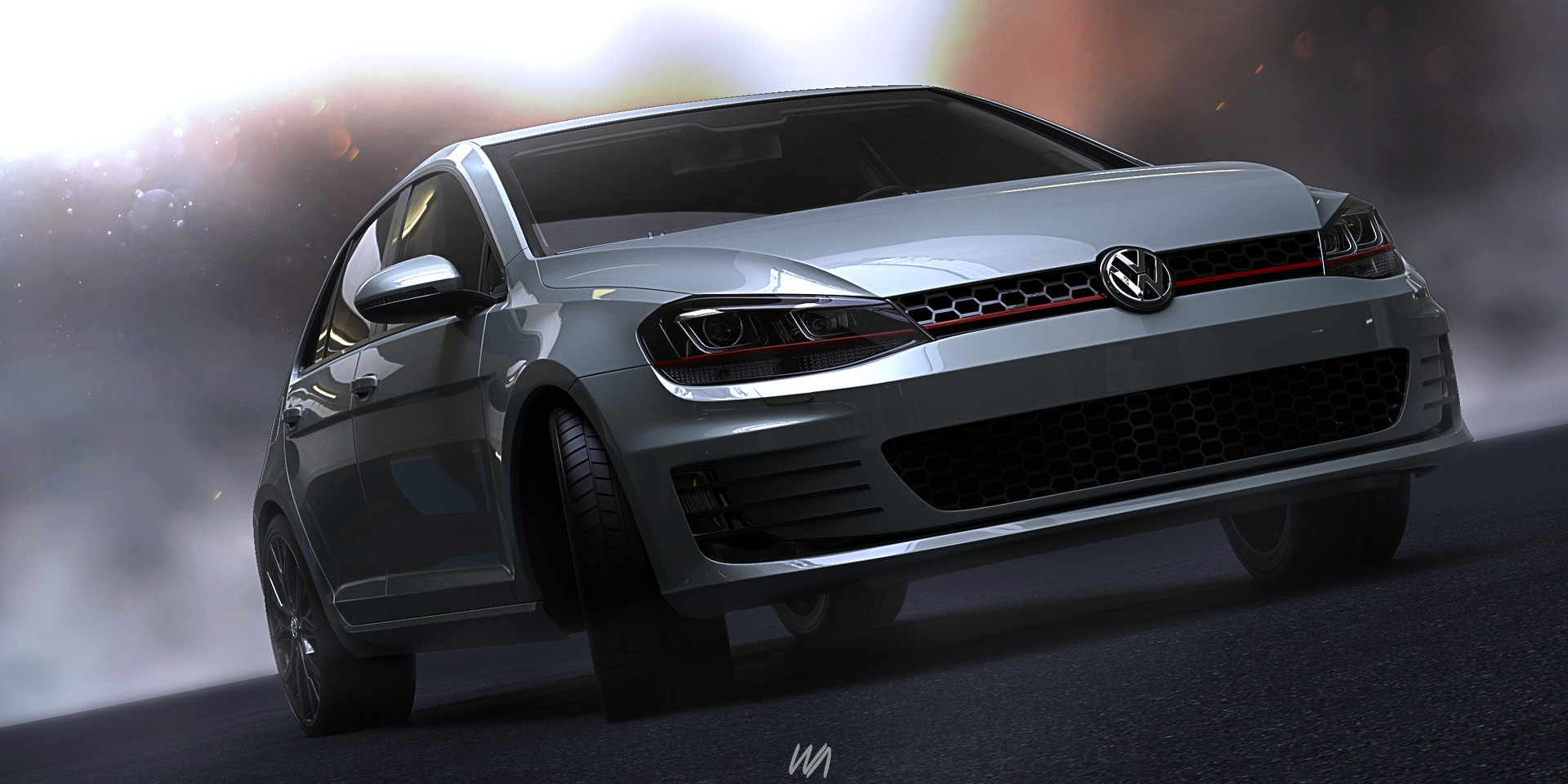 ArtStation - Volkswagen Golf MK7 (VII)