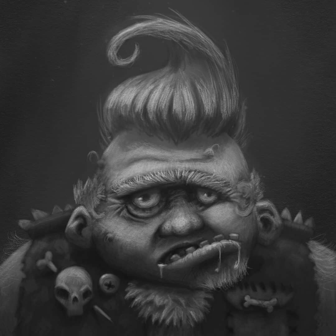 ArtStation - Cave man