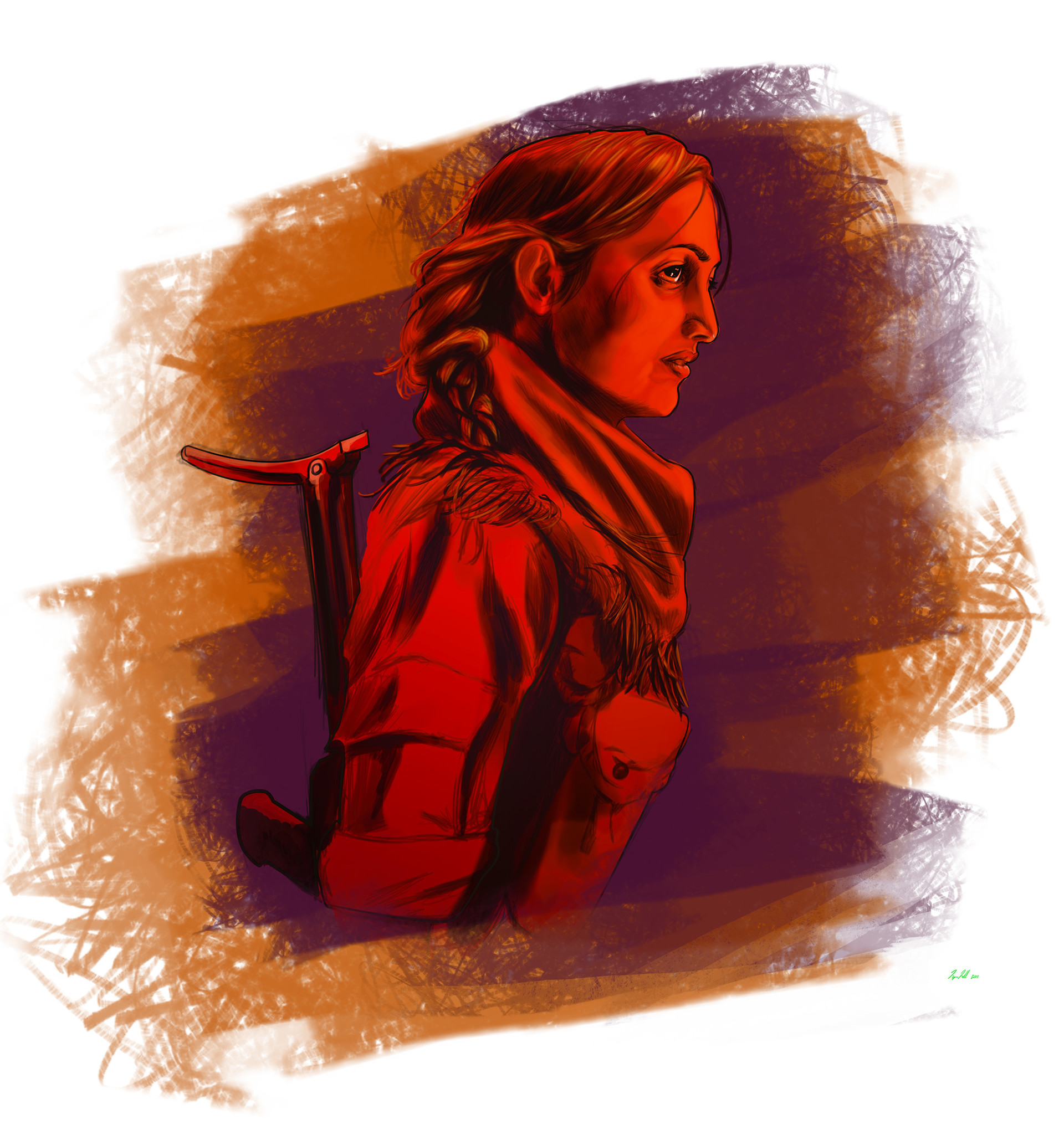 ArtStation - Female Kurdish Soldier