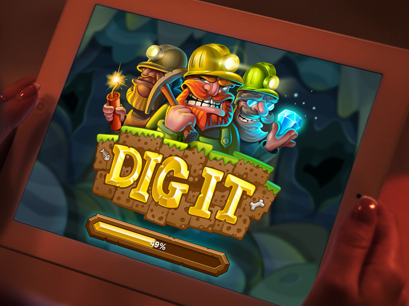 ArtStation - "Dig It" Mobile Game