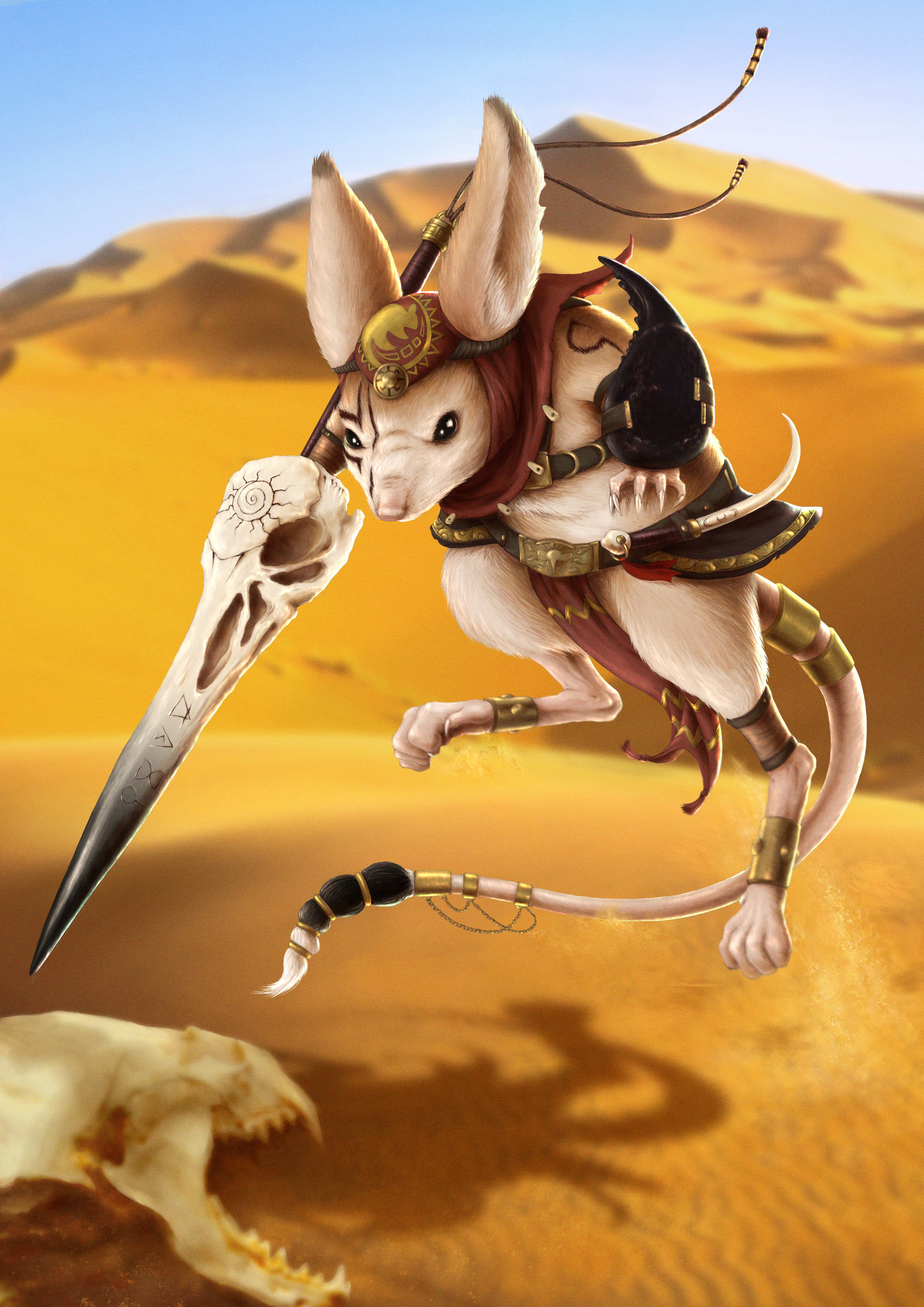 ArtStation - "The valiant Jerboa warrior"