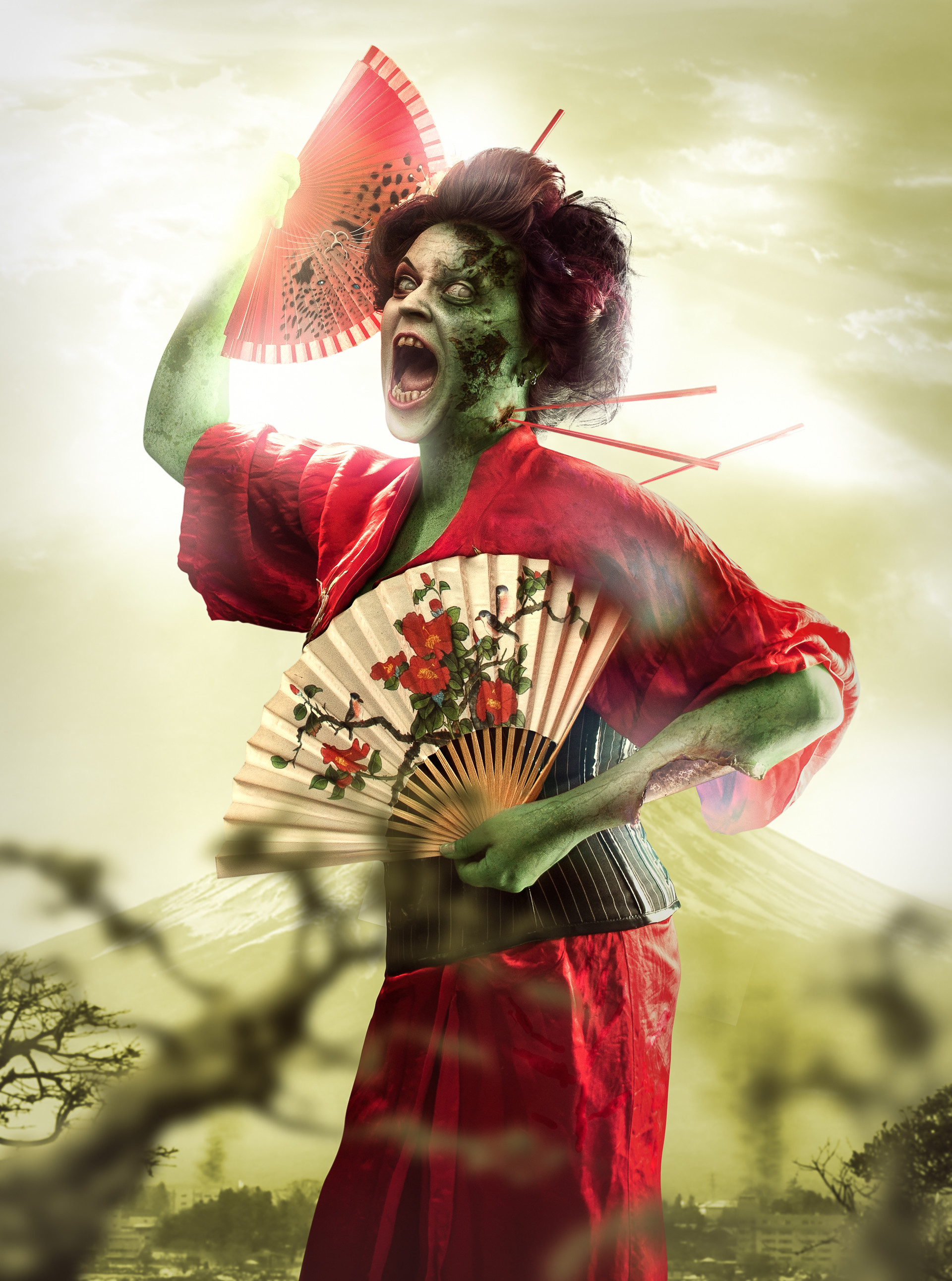 ArtStation - Geisha Zombie