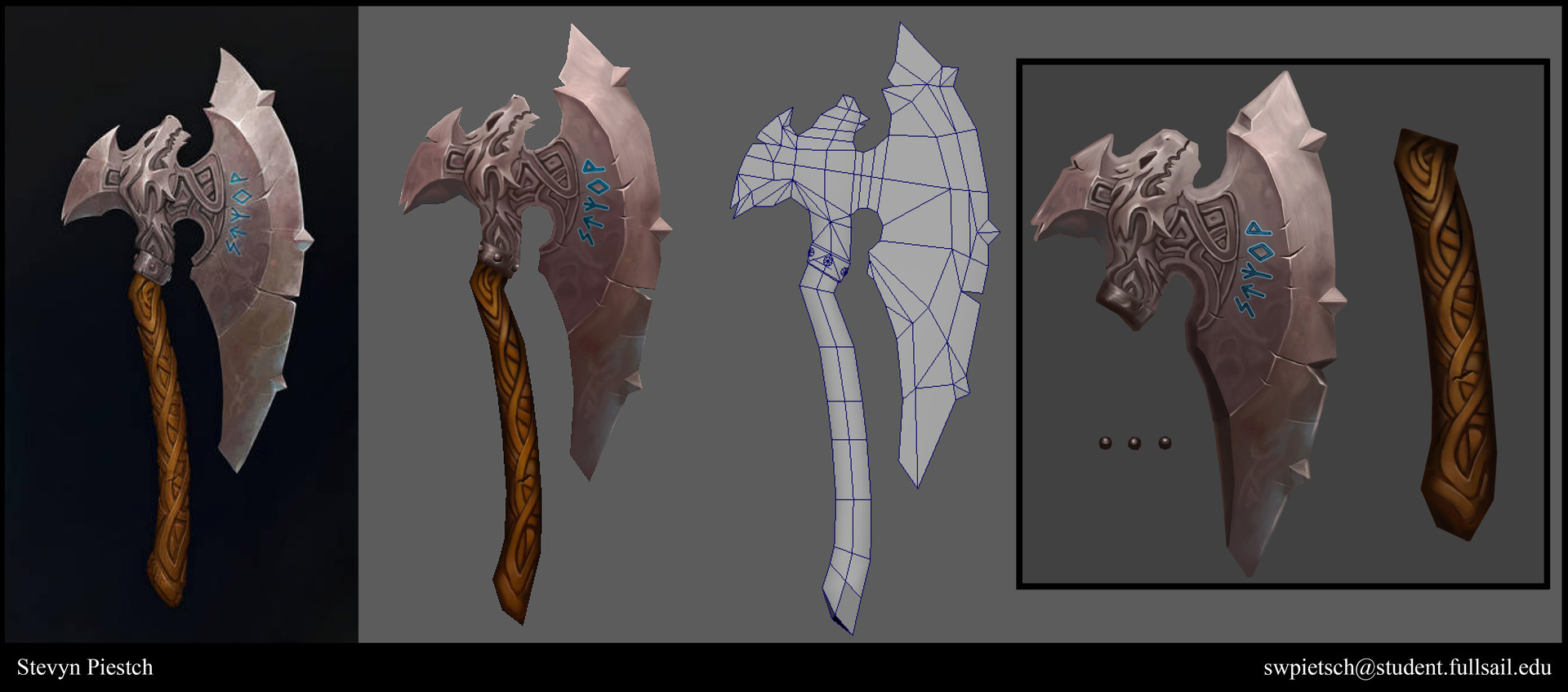 ArtStation - Wolf Axe