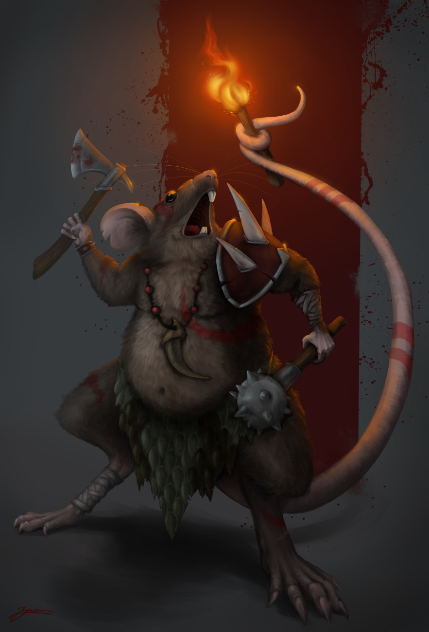 ArtStation - Barbarian mouse