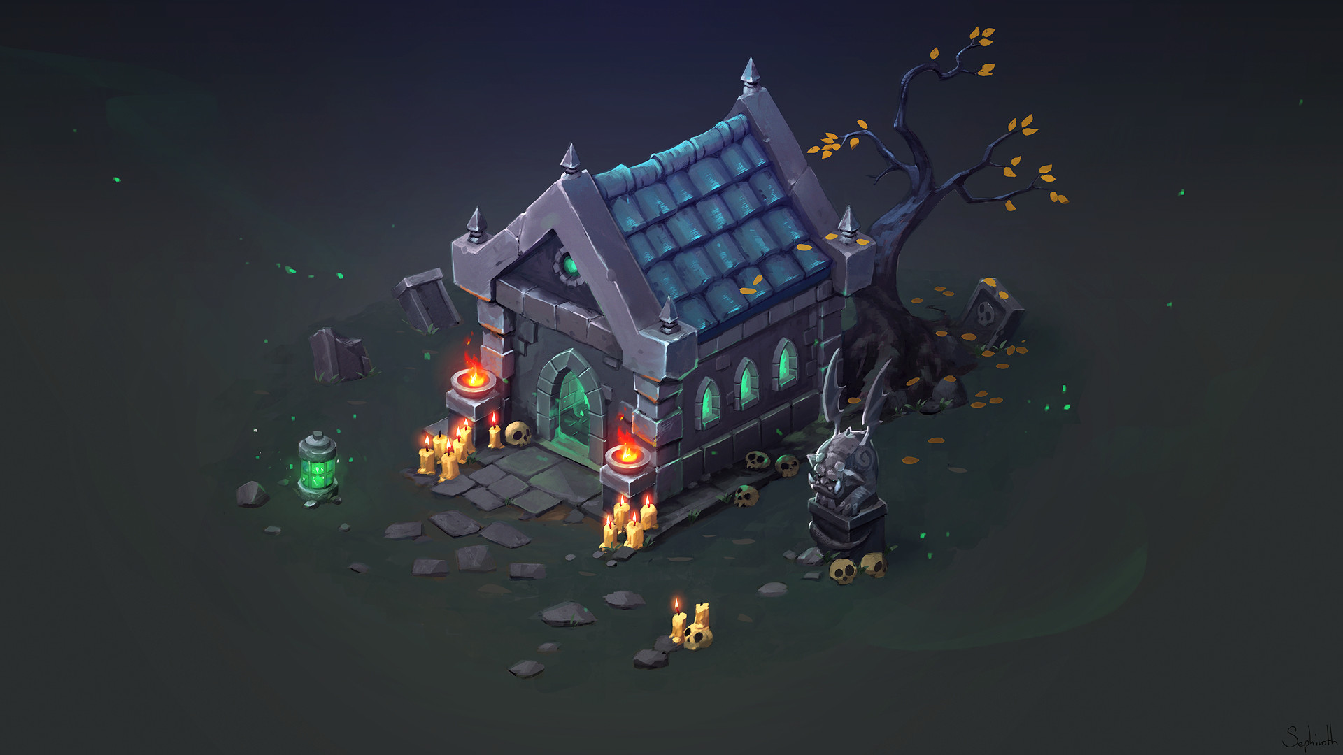 ArtStation - Isometric Crypt Tutorial