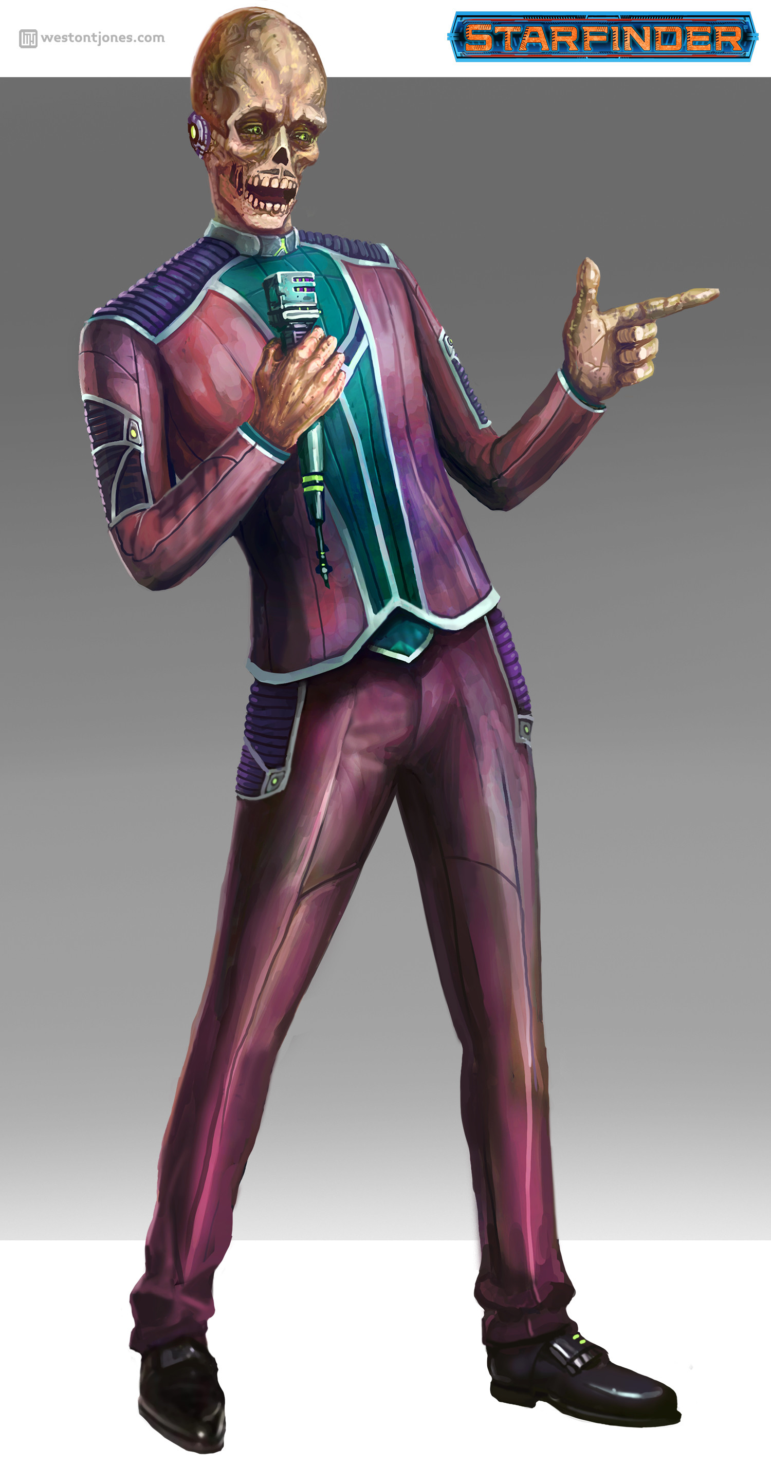 Weston T Jones - Starfinder Illustrations - Eox