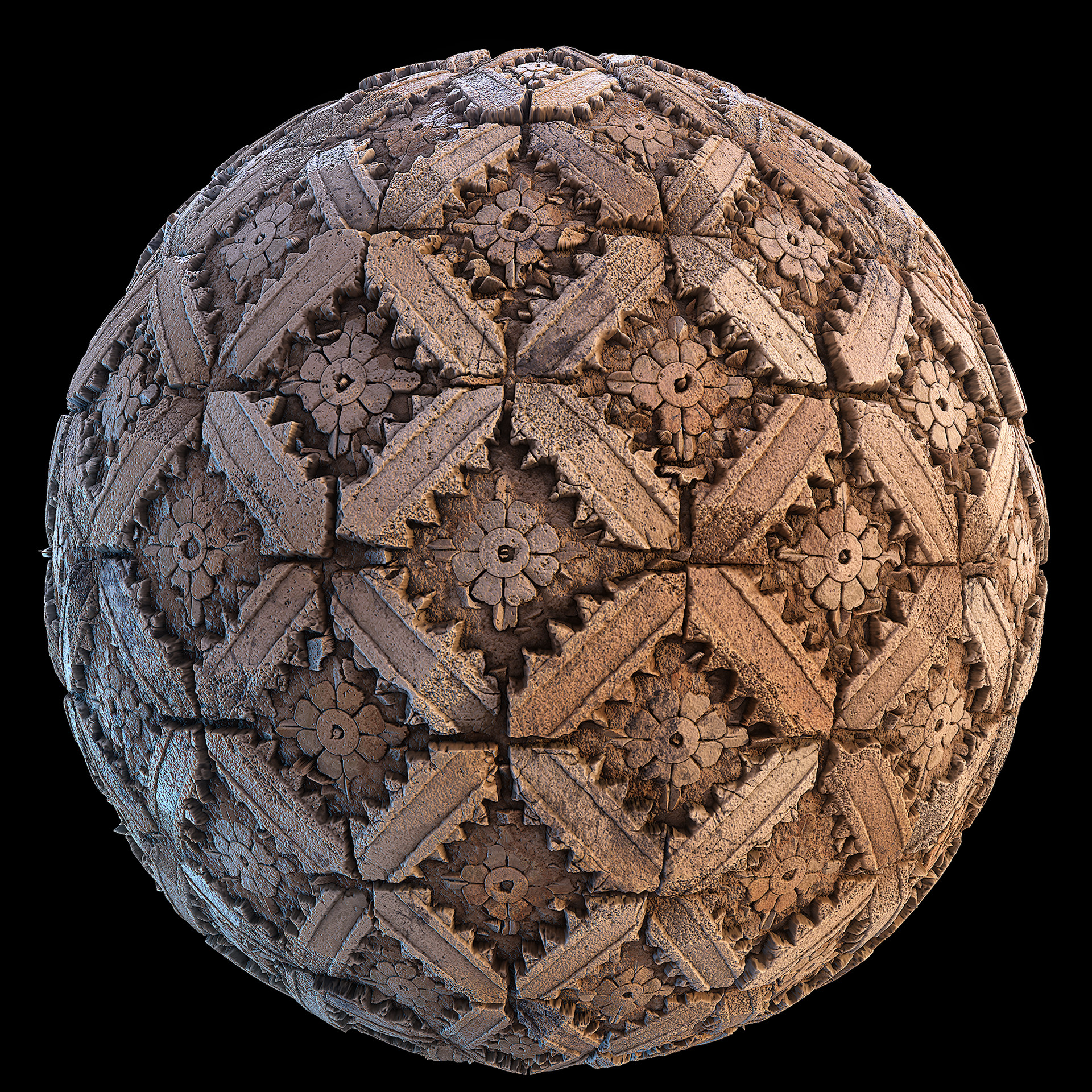 ArtStation - Mayan Wall Pattern