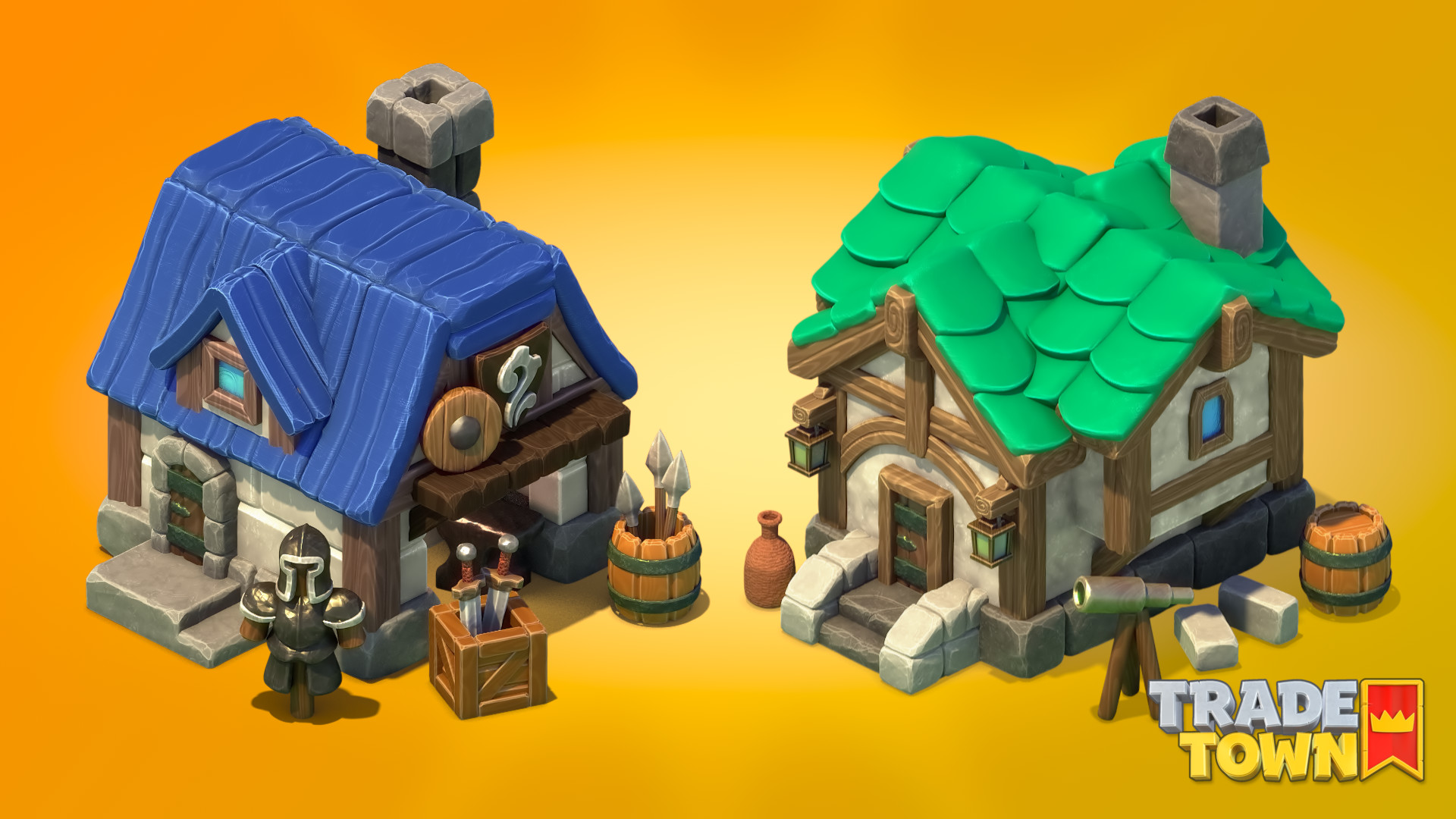 ArtStation - Trade Town - Production Buildings - 06