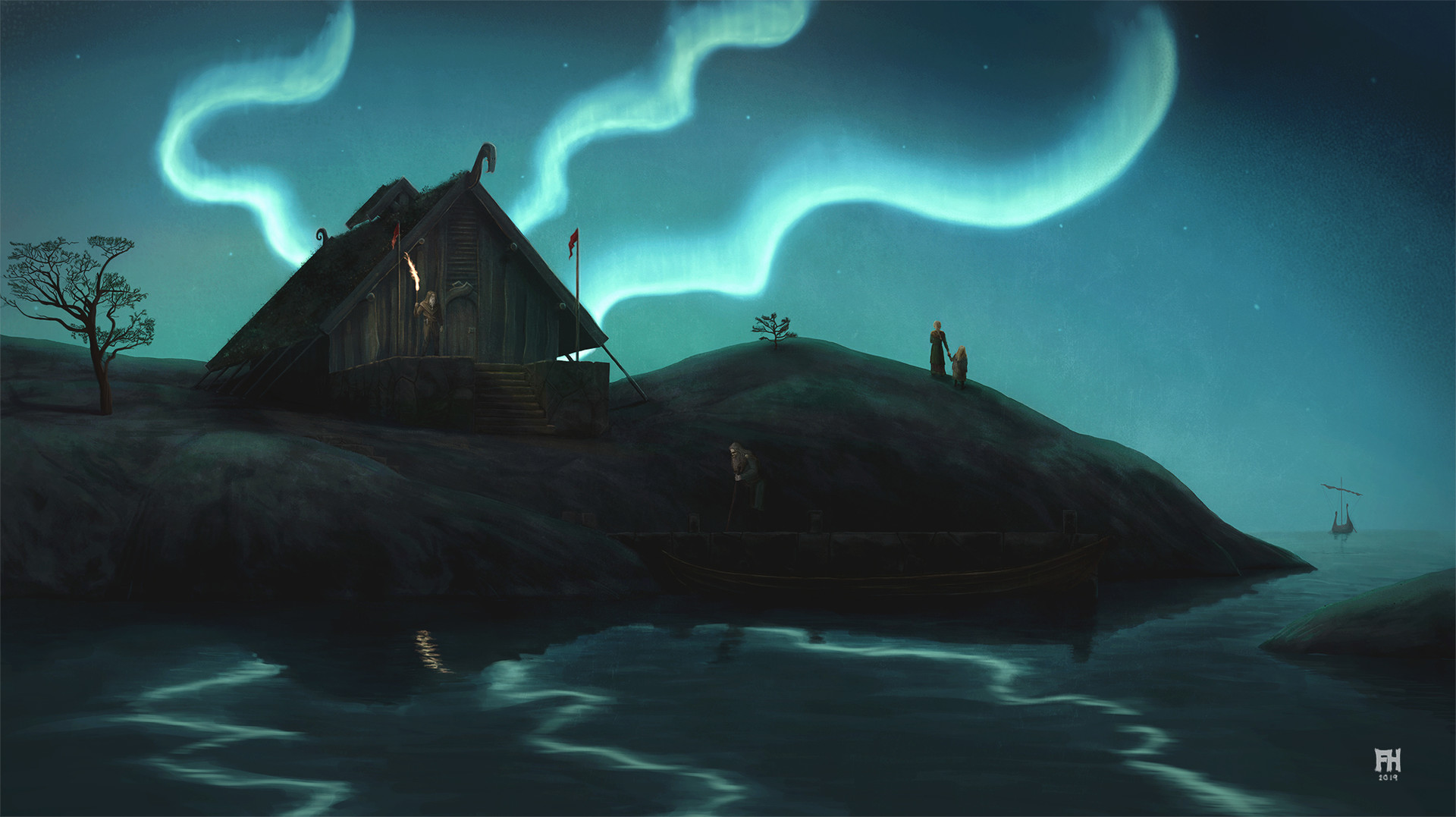 ArtStation - Aurora good bye