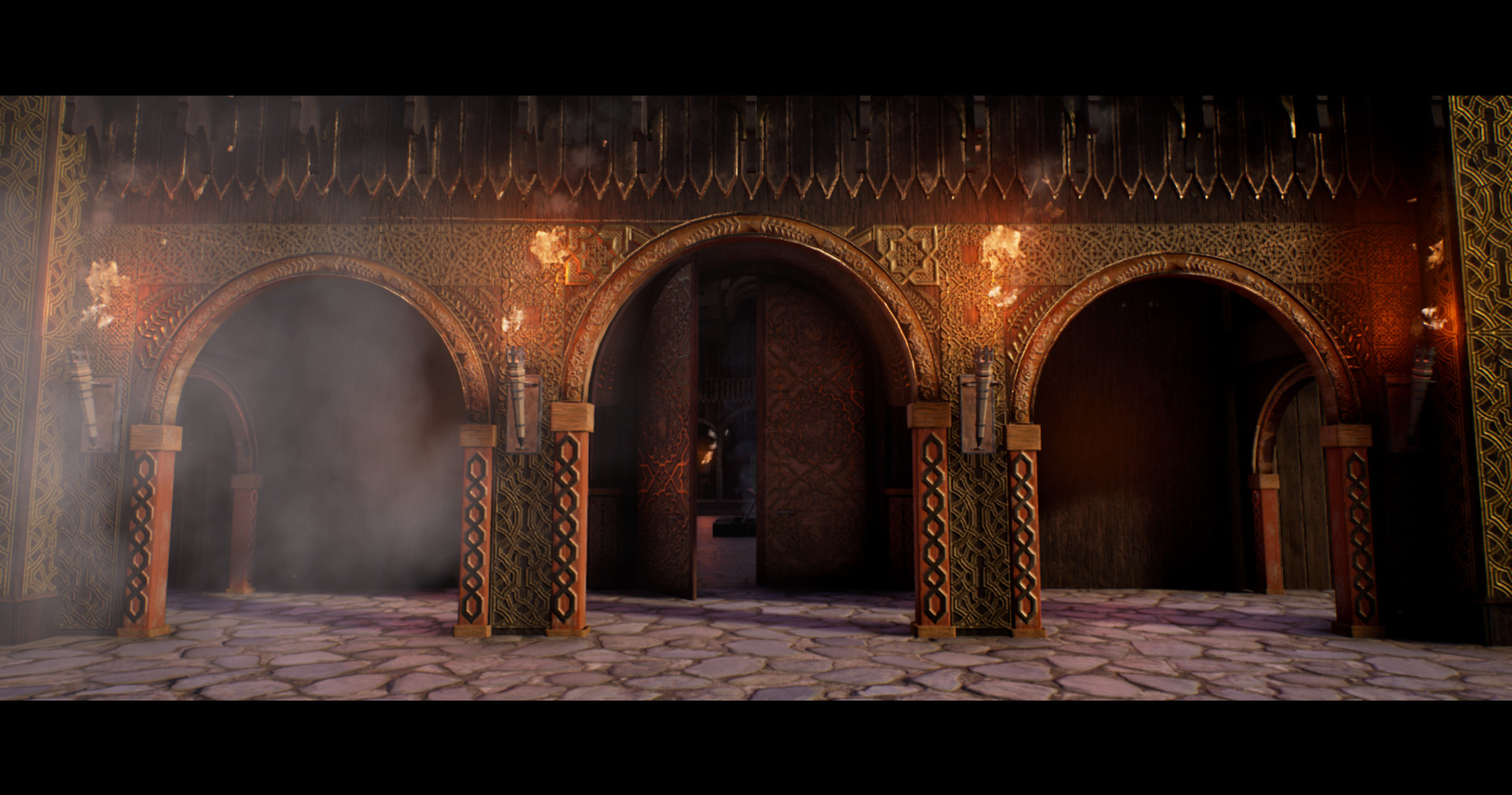 Daniel Bahtin - LOTR - Golden Hall - UE4 Game Ready