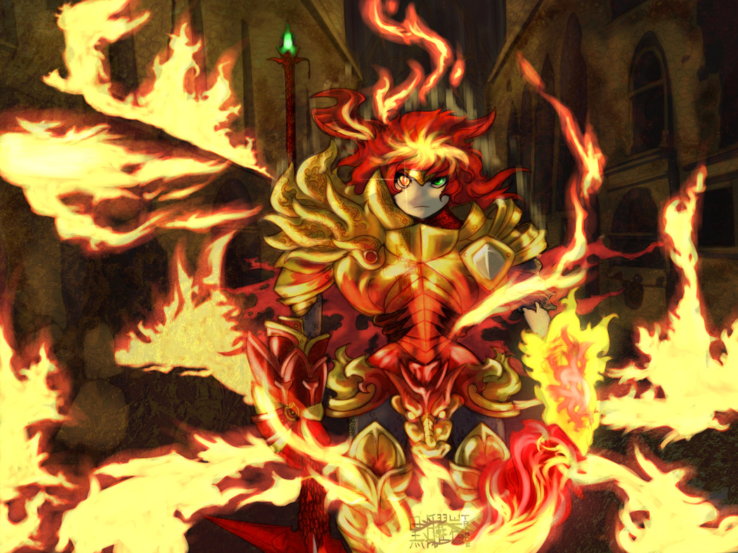 ArtStation - Wyvern Knight~Fall of Rubythia~