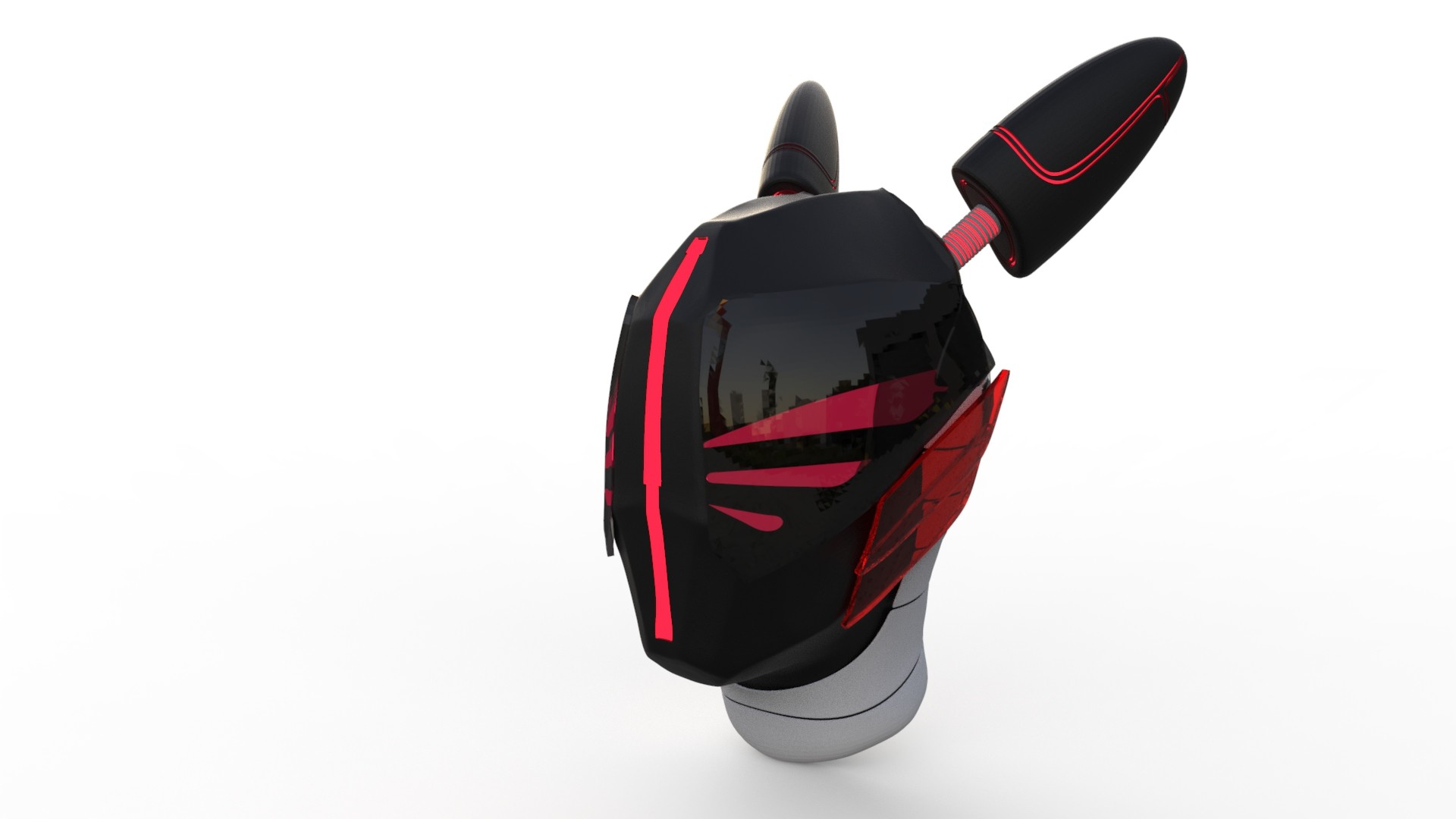 ArtStation - Cyber Bunny? Helmet