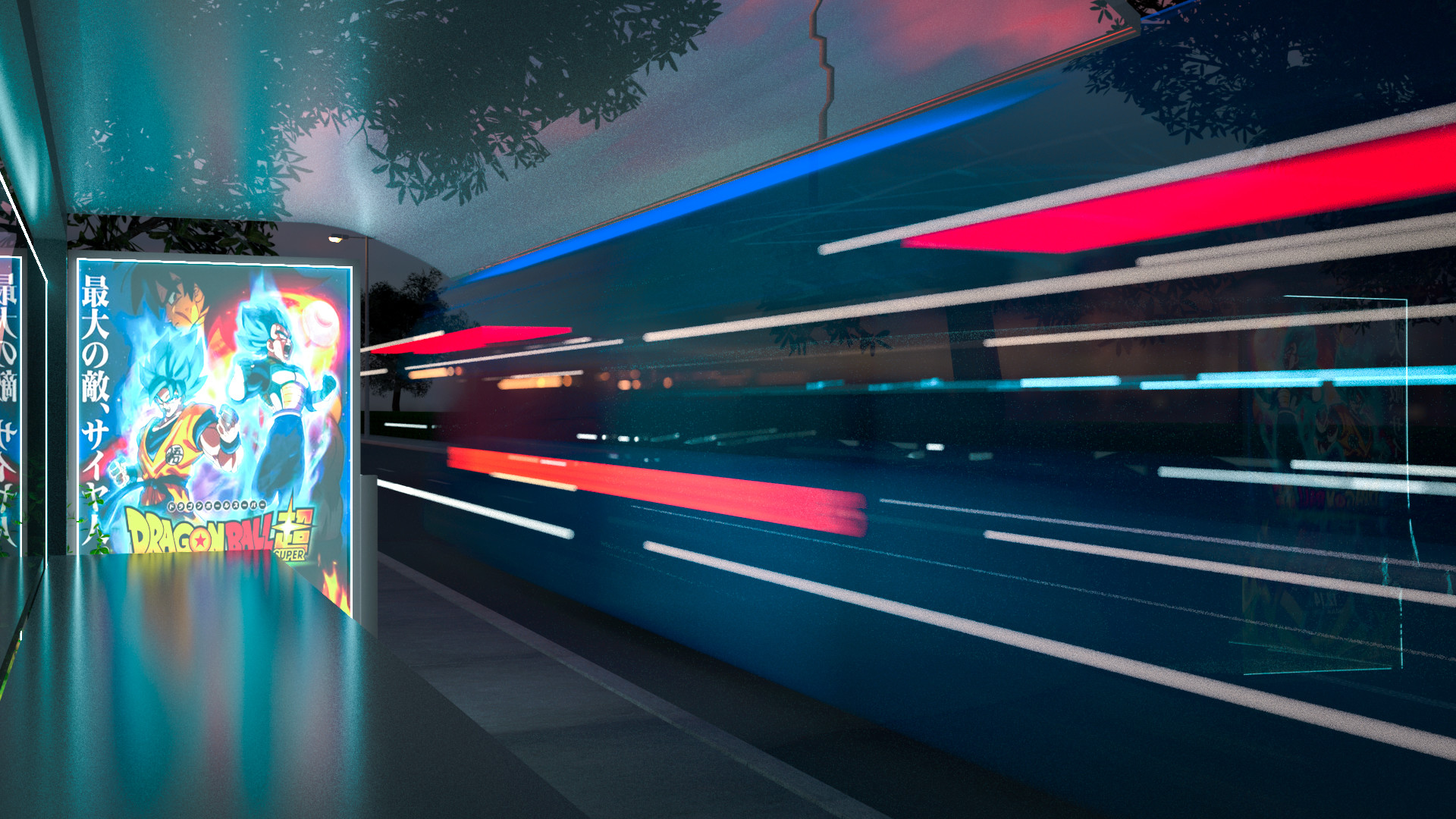 ArtStation - Long exposure in 3d