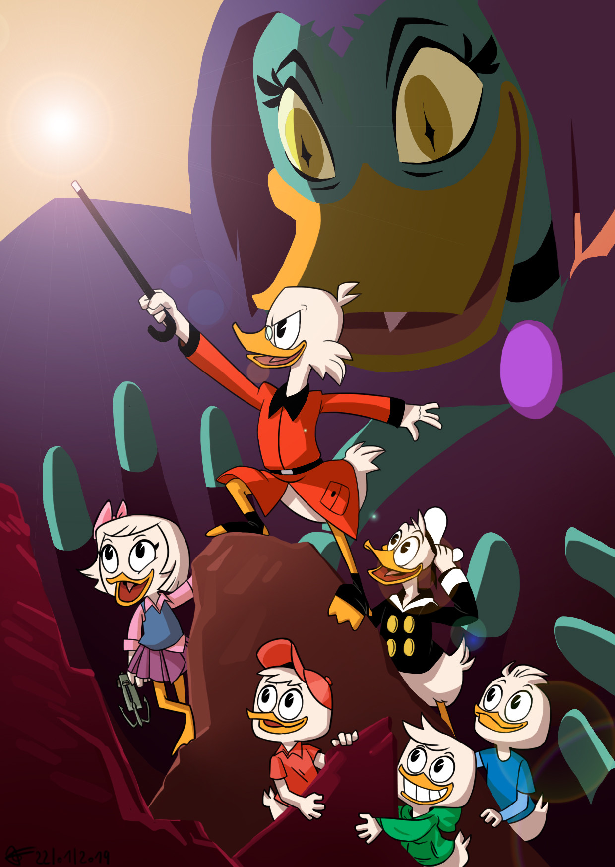 ArtStation - Ducktales