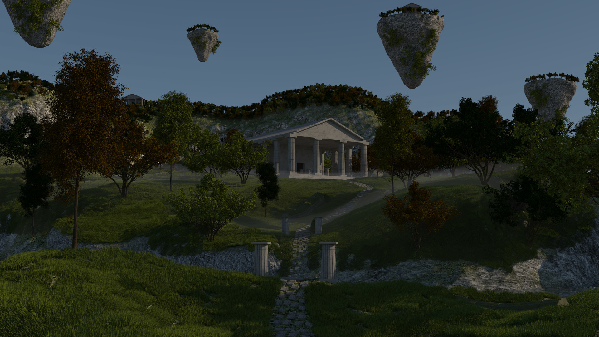 ArtStation - Temple céleste