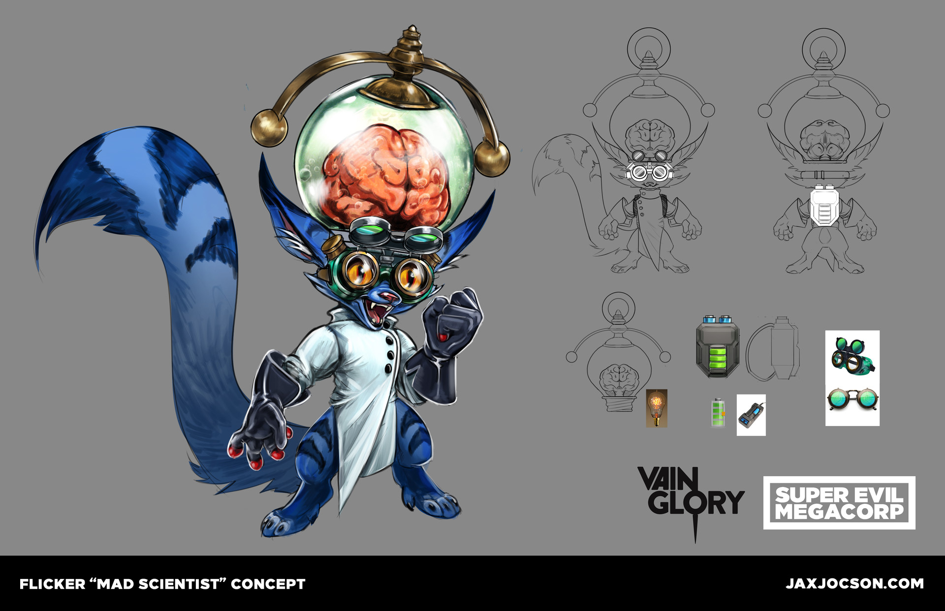 ArtStation - Vainglory: Dr. Franken Flicker