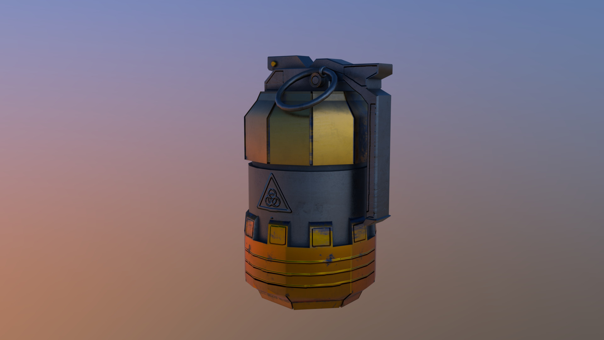 ArtStation - Futuristic grenade