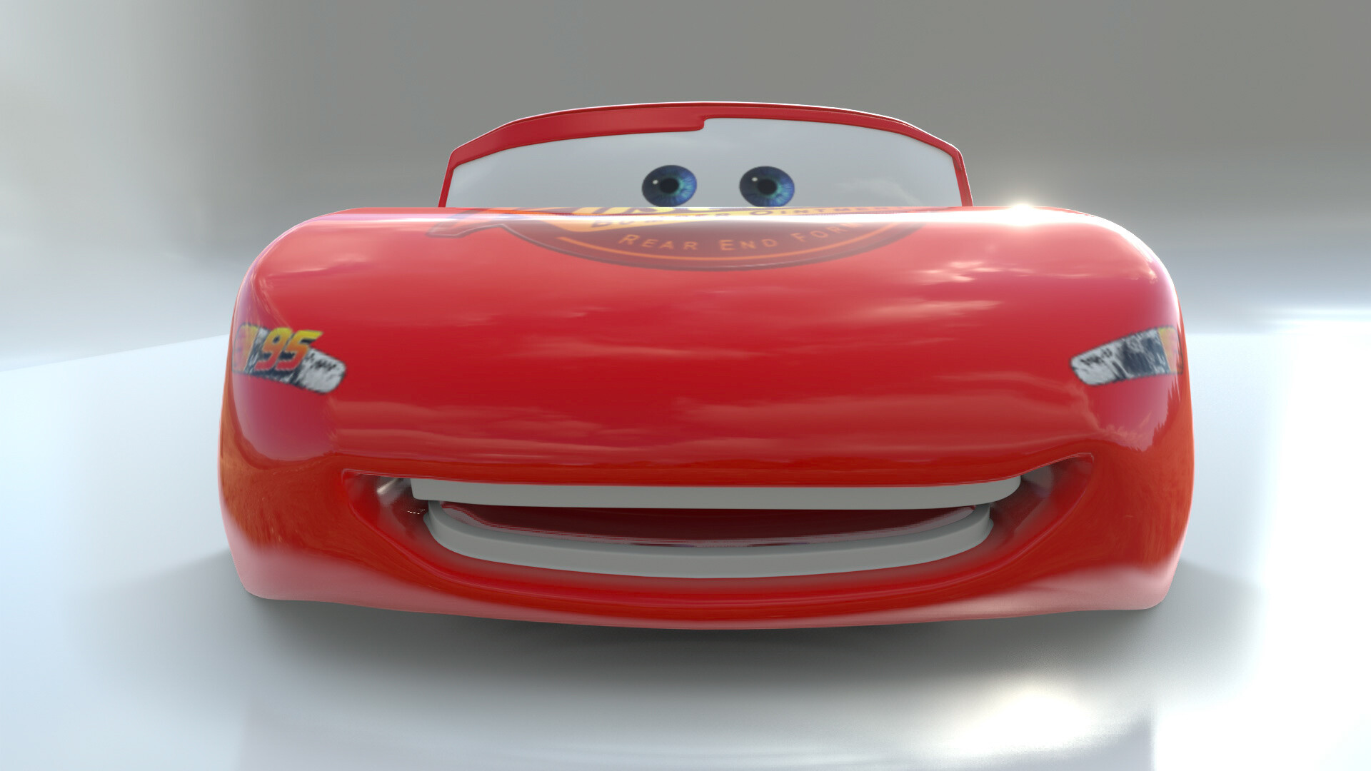 lightning mcqueen front view