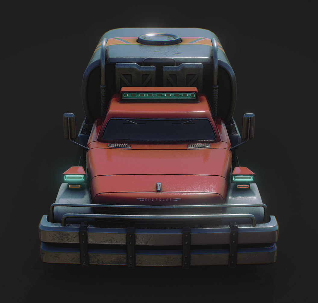 ArtStation - Pre-war Fallout Tank Truck