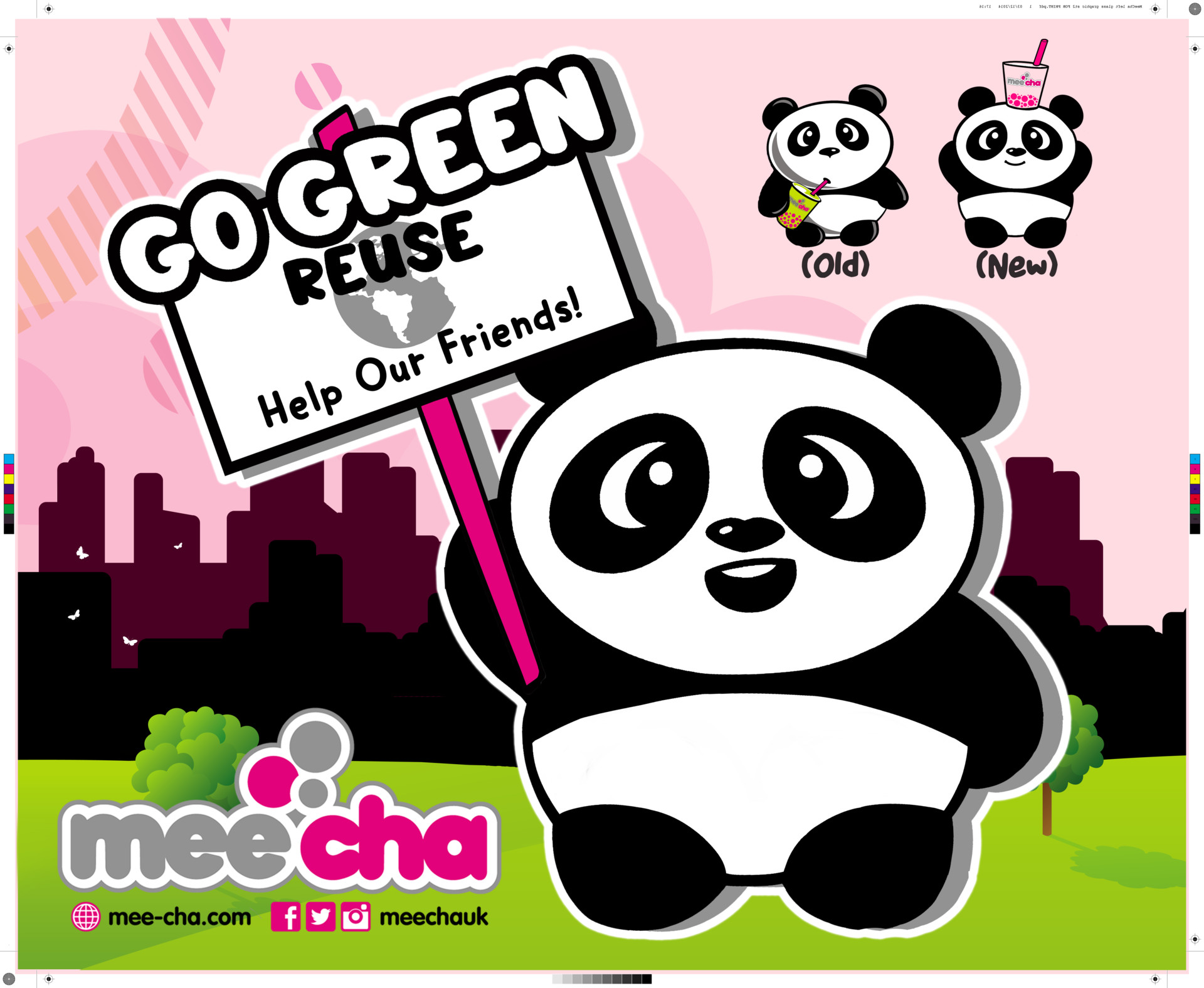 Akira Hartshorne - Graphics, Product & Packaging for MEECHA LTD. BUBBLE TEA