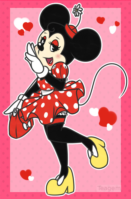 Artstation Fanart Minnie Mouse
