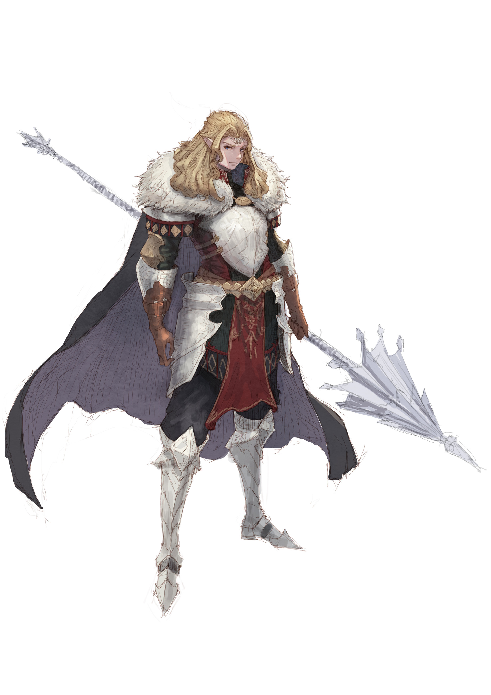 ArtStation - Elf spearman