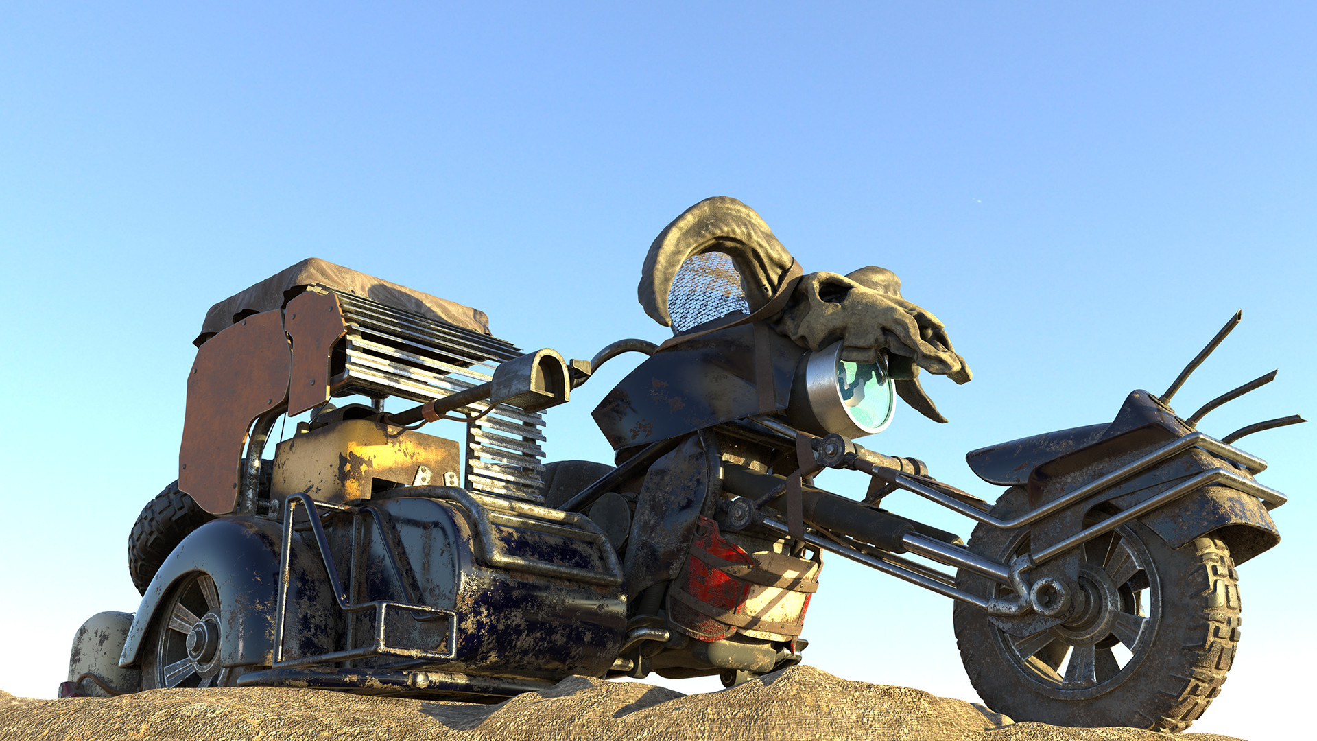 ArtStation - wasteland rider