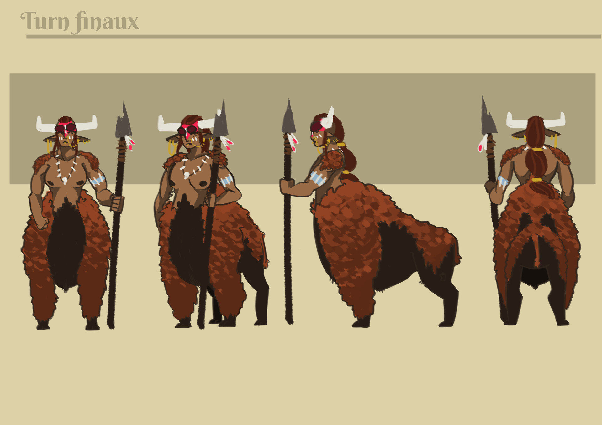 ArtStation - Centaur Character Design