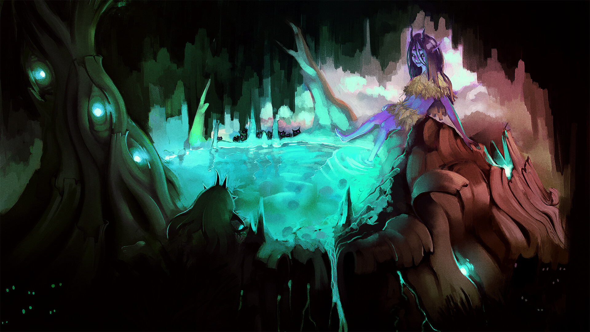 ArtStation - The Sacred Pool Party