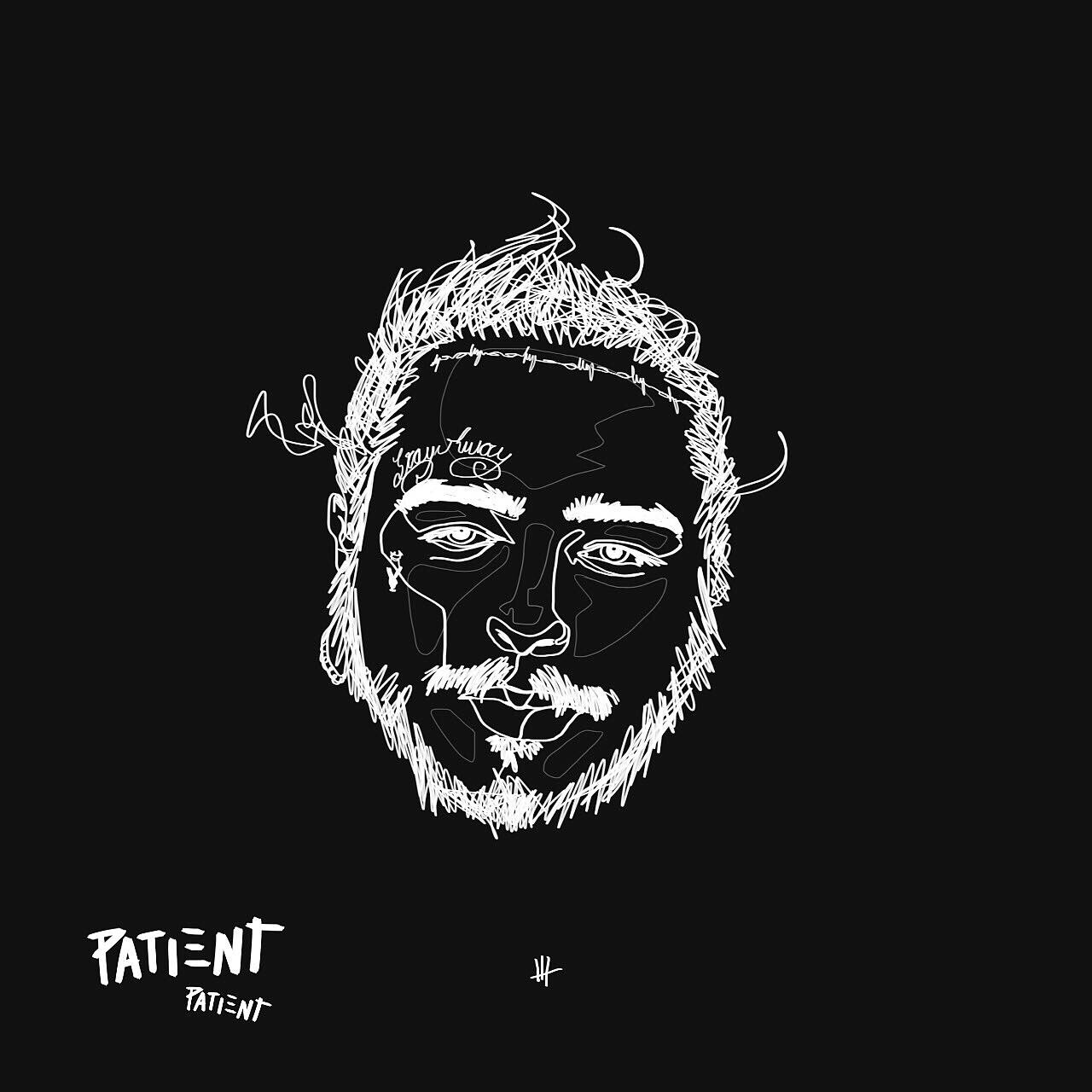 how to draw post malone beard