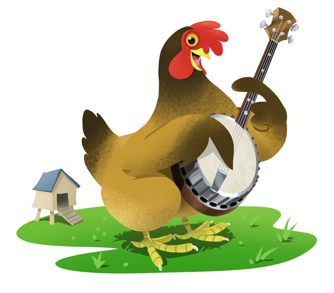 ArtStation - A Plucking Chicken