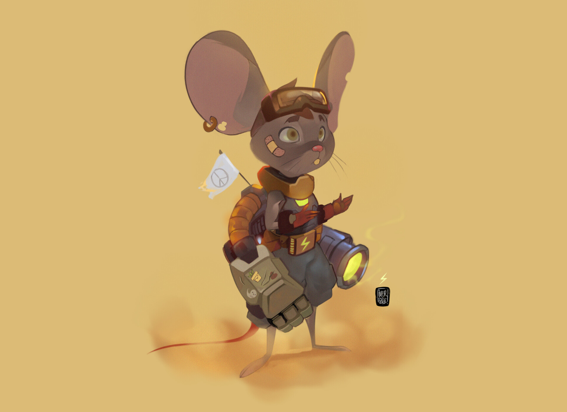 ArtStation - Mouse Warrior . Character Design Challenge