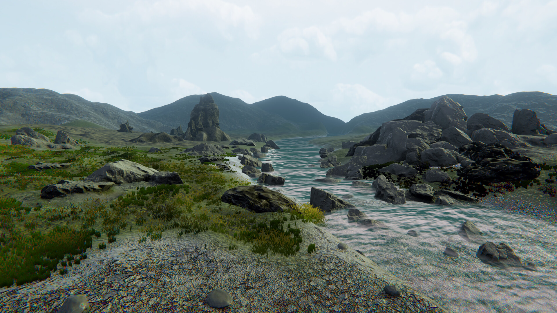 ArtStation - Death Stranding-like scene. Unity3d