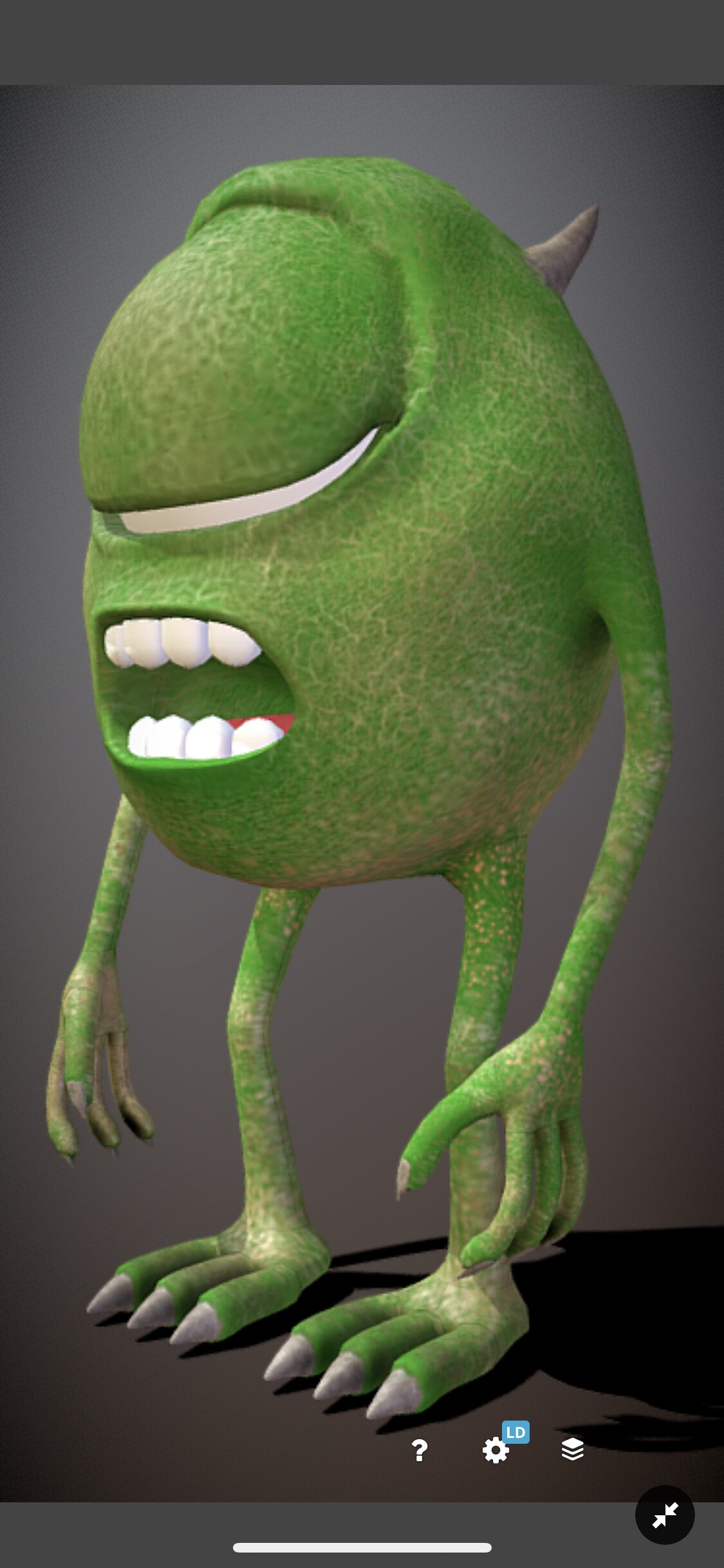 ArtStation - Mike Wazowski - Work in Progress