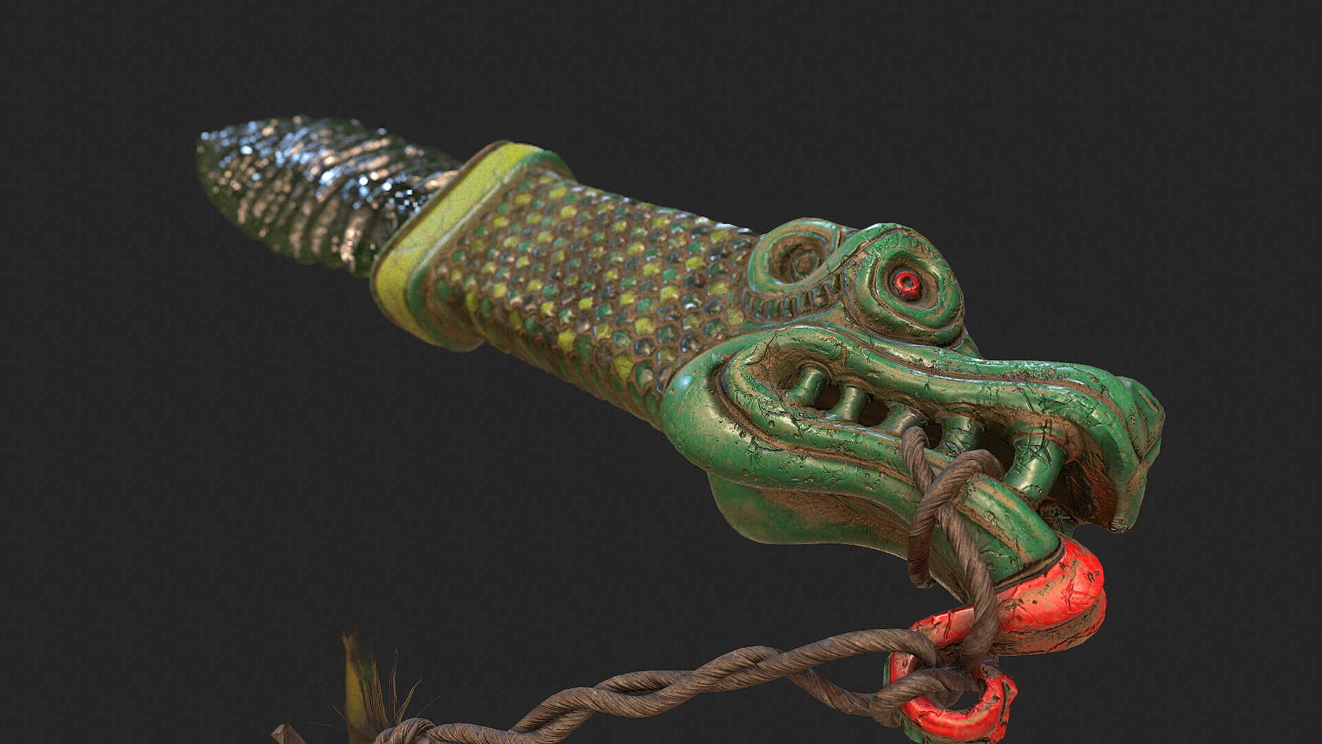 aztec obsidian knife