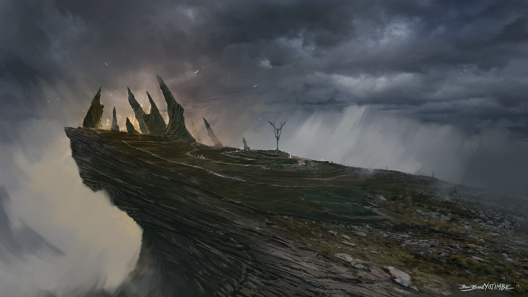 ArtStation - The Fiery Peak