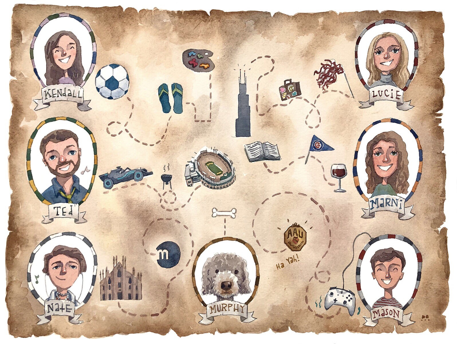 ArtStation - Custom family map