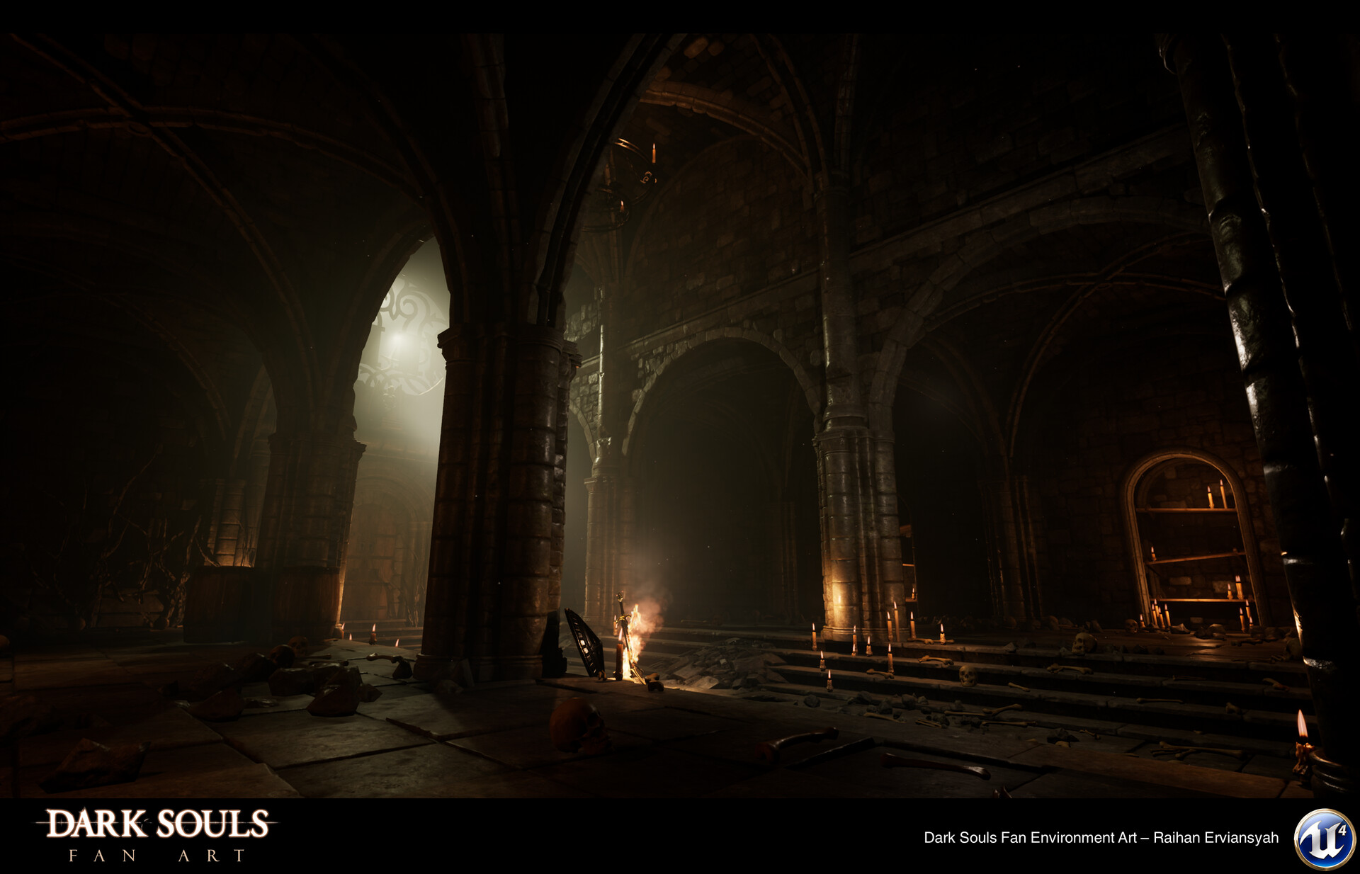 Raihan Erviansyah - Dark Souls Inspired Environment - Unreal Engine