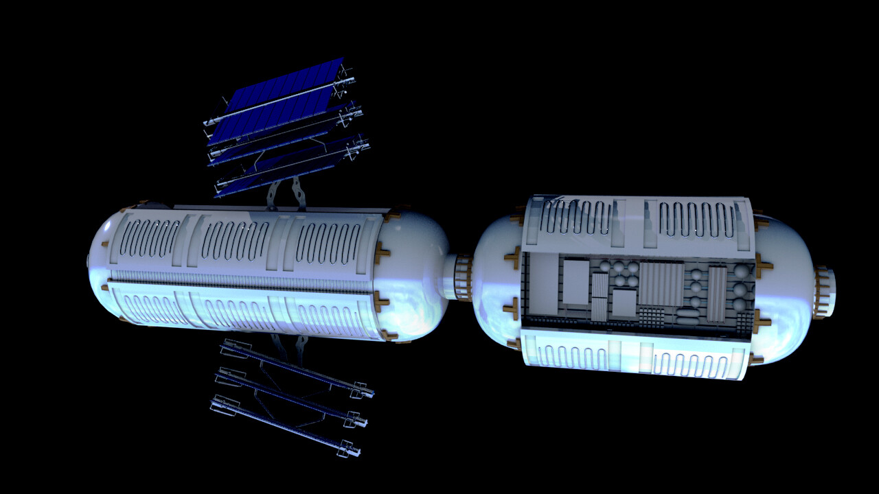 3D Modeler - Satellite in Orbit