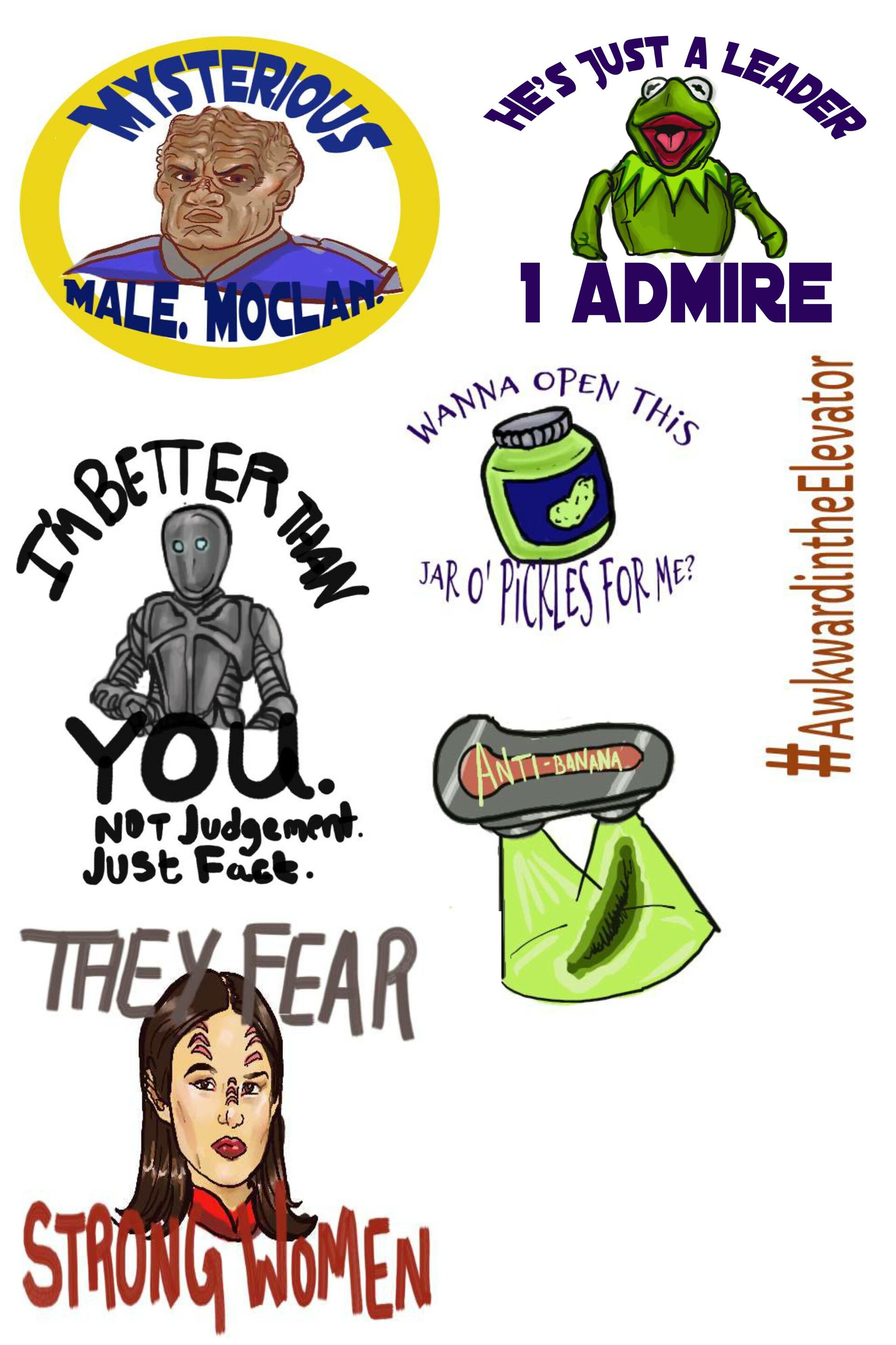 ArtStation - The Orville Inspired Sticker Design