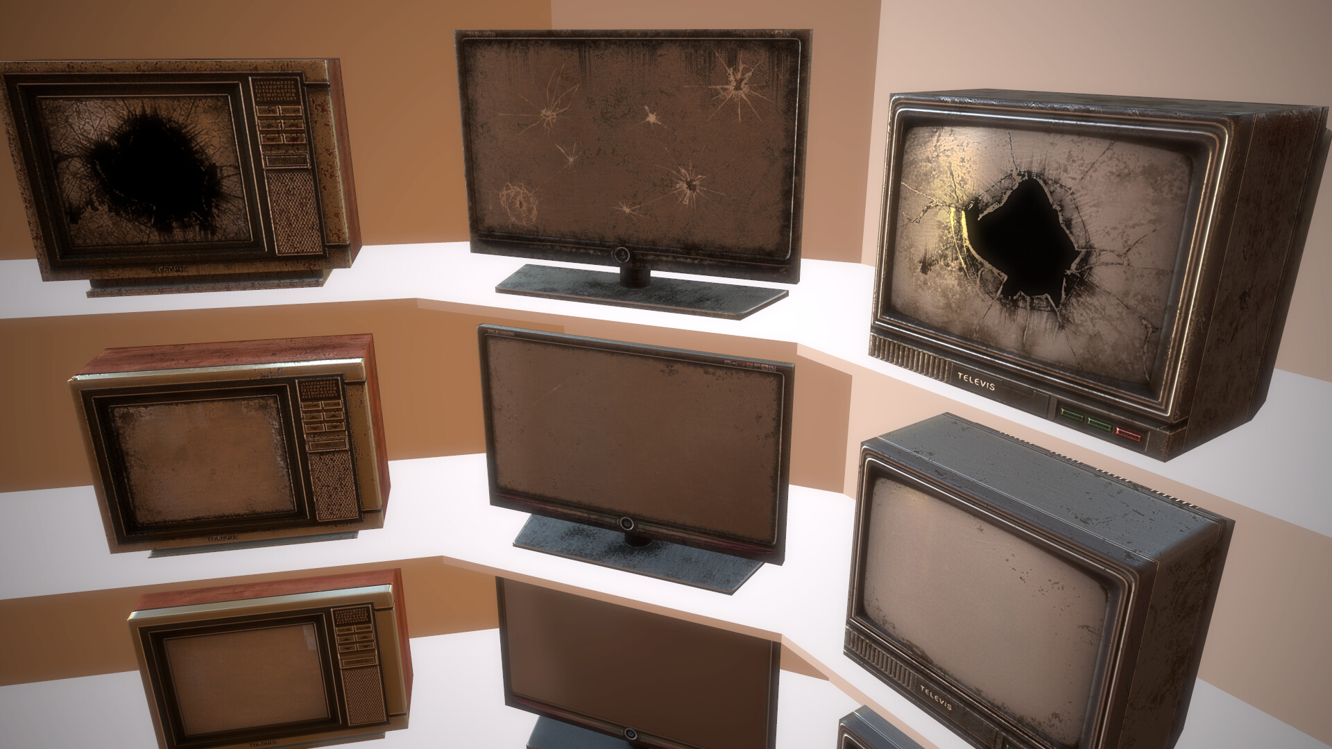 ArtStation - TV set for game
