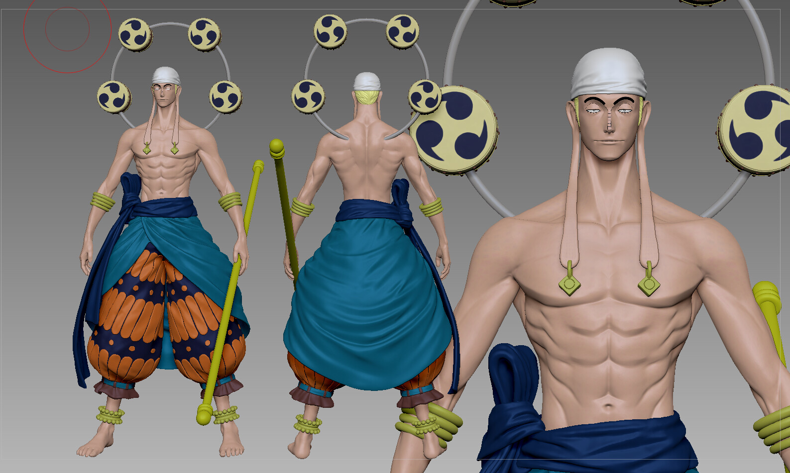 dohun lee - one piece - God enel (갓 에넬 , エネル )